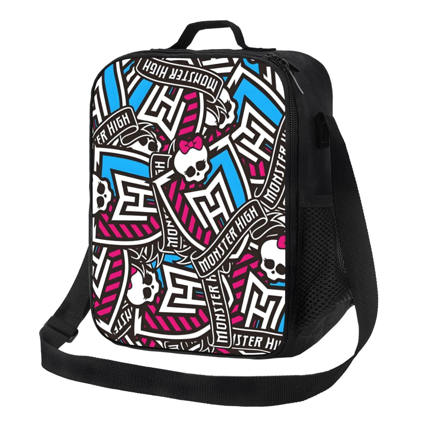 Monster High Lunch Bag Reusable Portable Insulated Cooler Box For ...