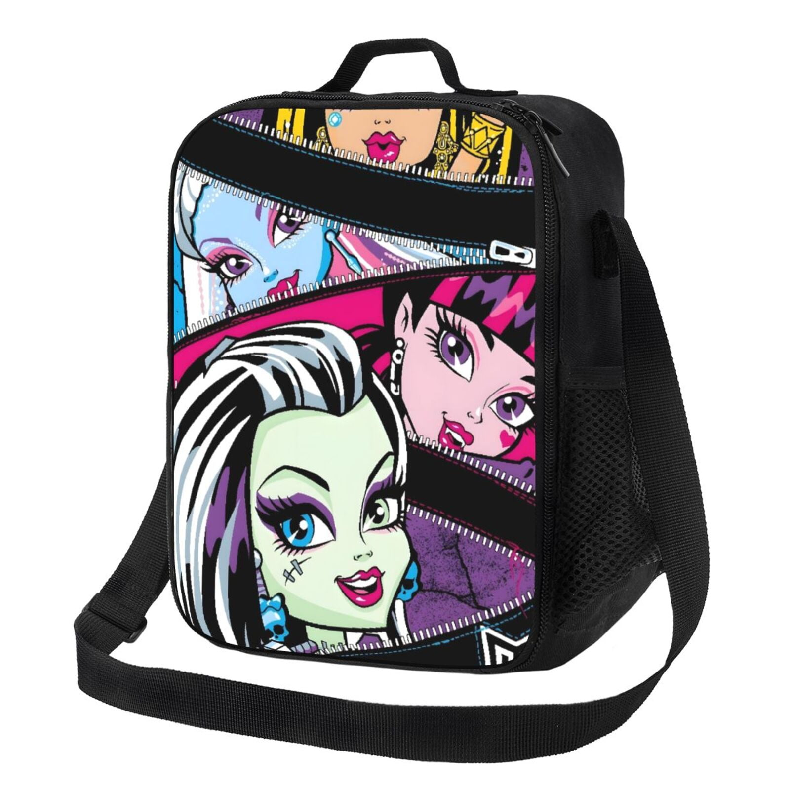 Monster High Lunch Bag Reusable Portable Insulated Cooler Box For ...