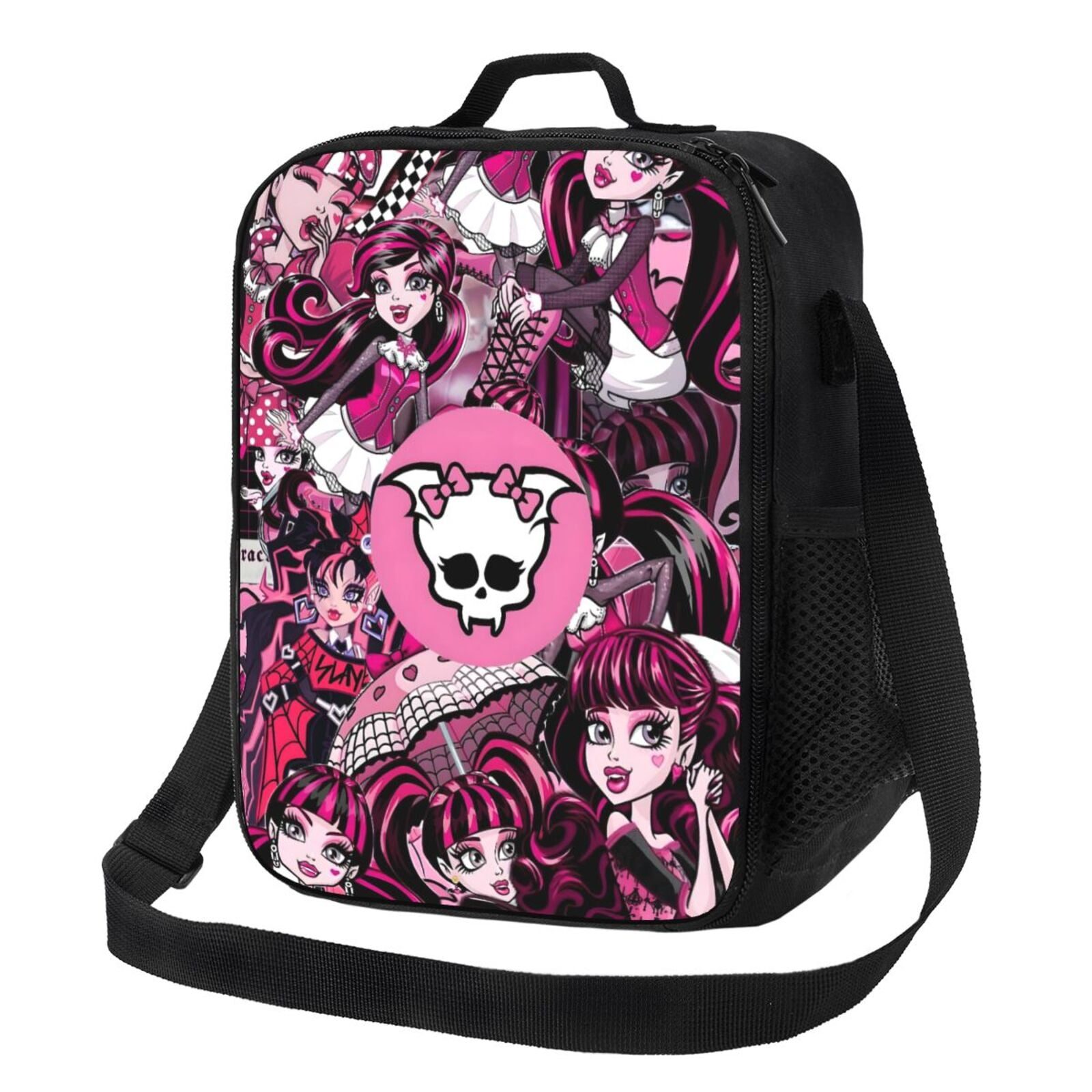 Monster High Lunch Bag Reusable Portable Insulated Cooler Box For ...