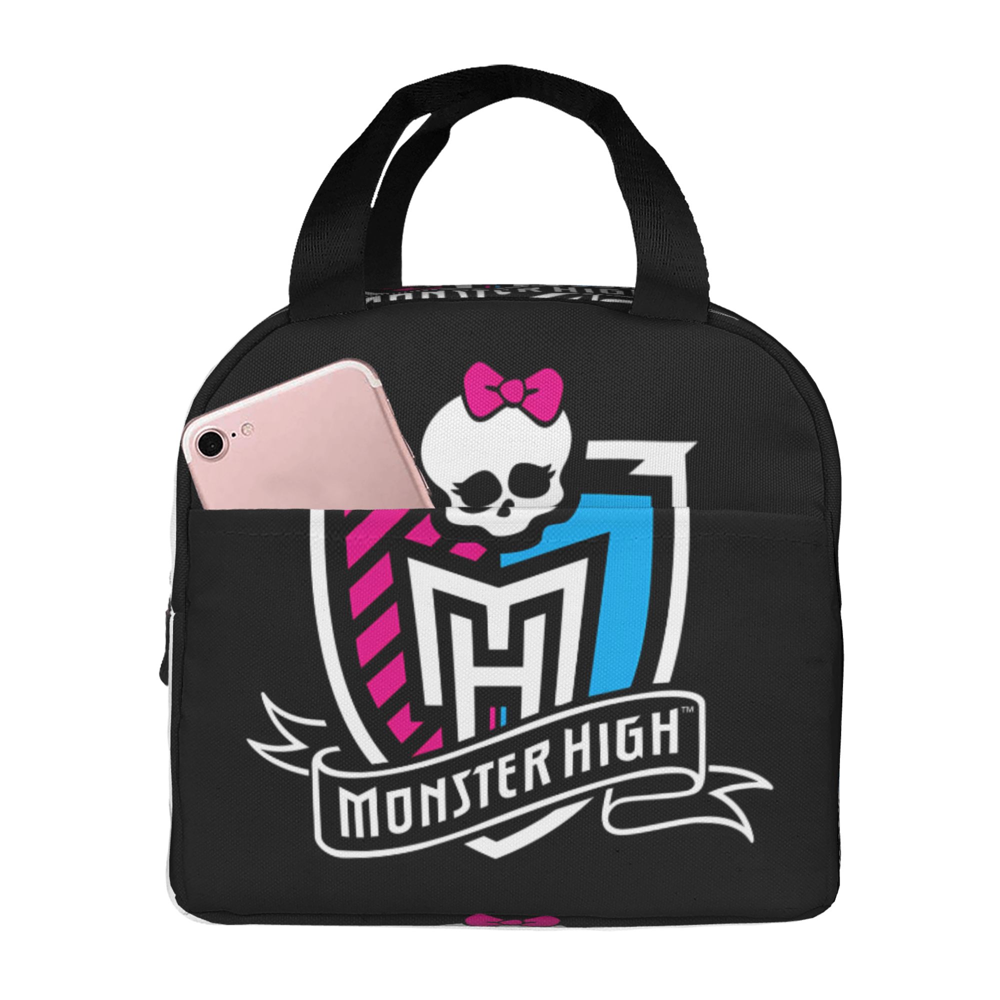 Monster High Lunch Bag Tote Bag Insulated Lunch Box Picnic Beach ...