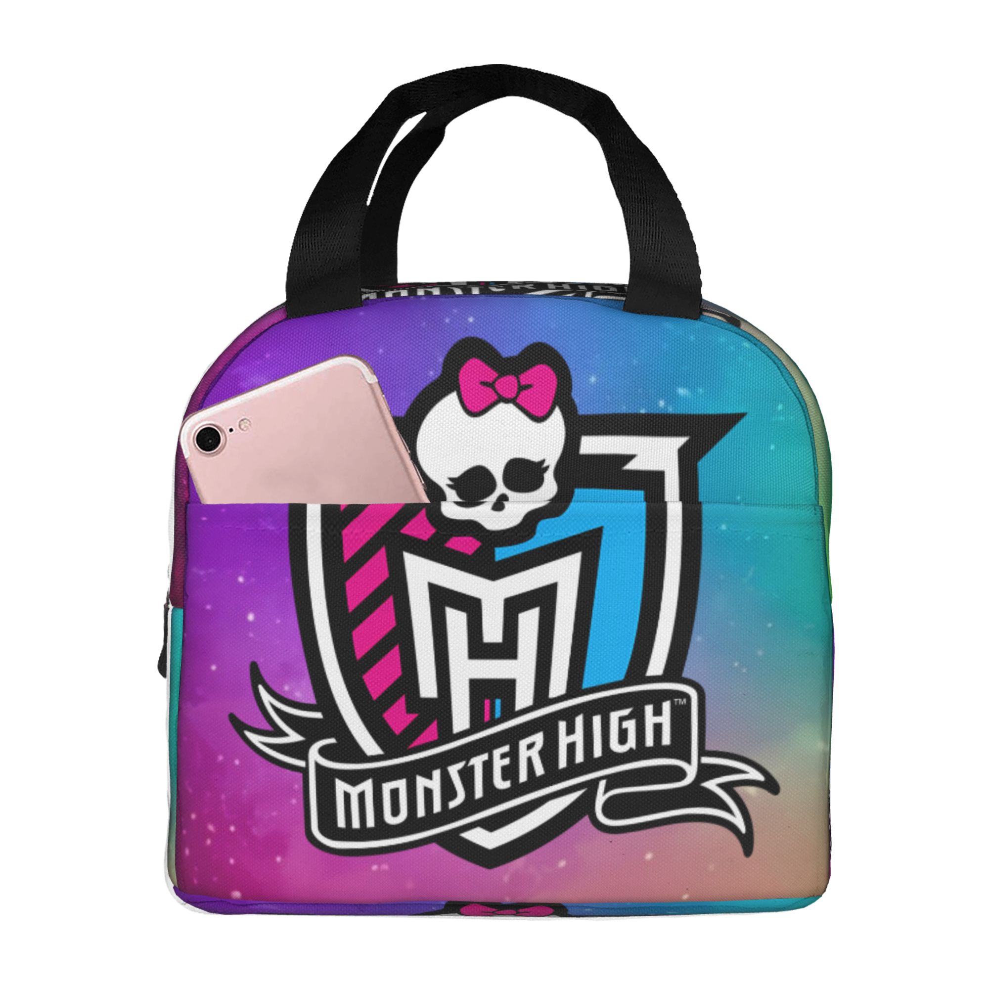 Monster High Lunch Bag Tote Bag Insulated Lunch Box Picnic Beach ...