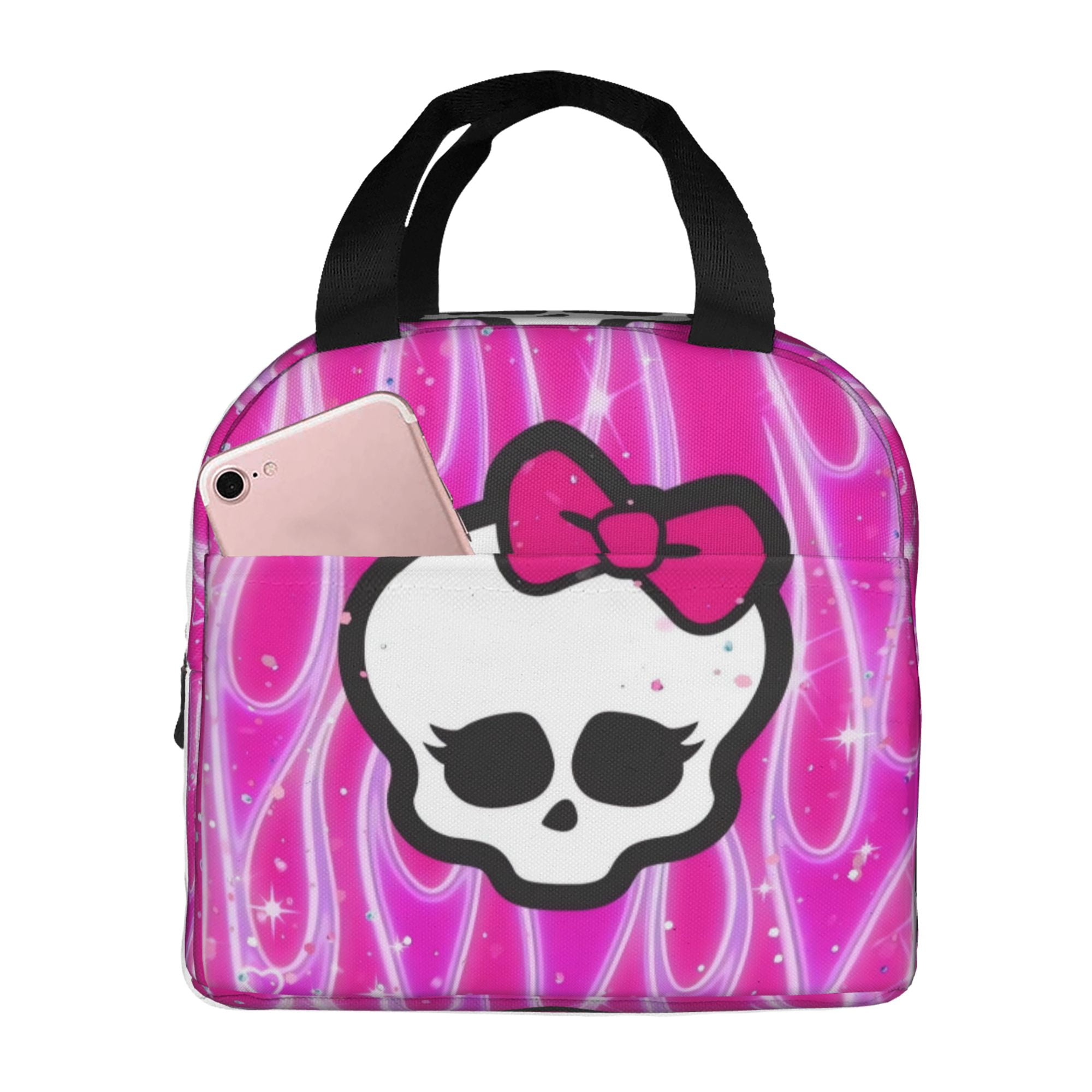 Monster High Lunch Bag Tote Bag Insulated Lunch Box Picnic Beach ...