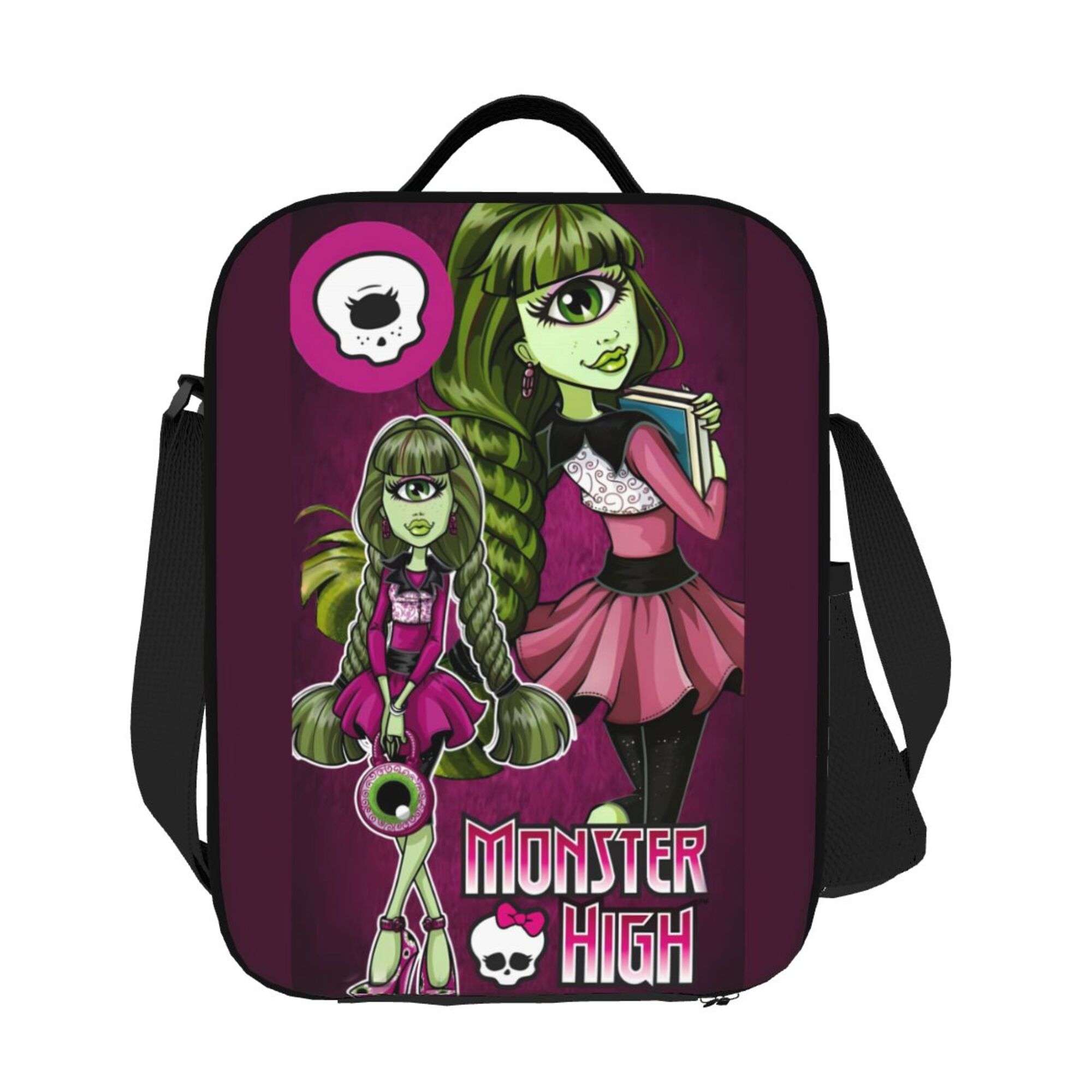 Monster High Lunch Box Portable Lunch Bag Woman Man Teen Work Office ...