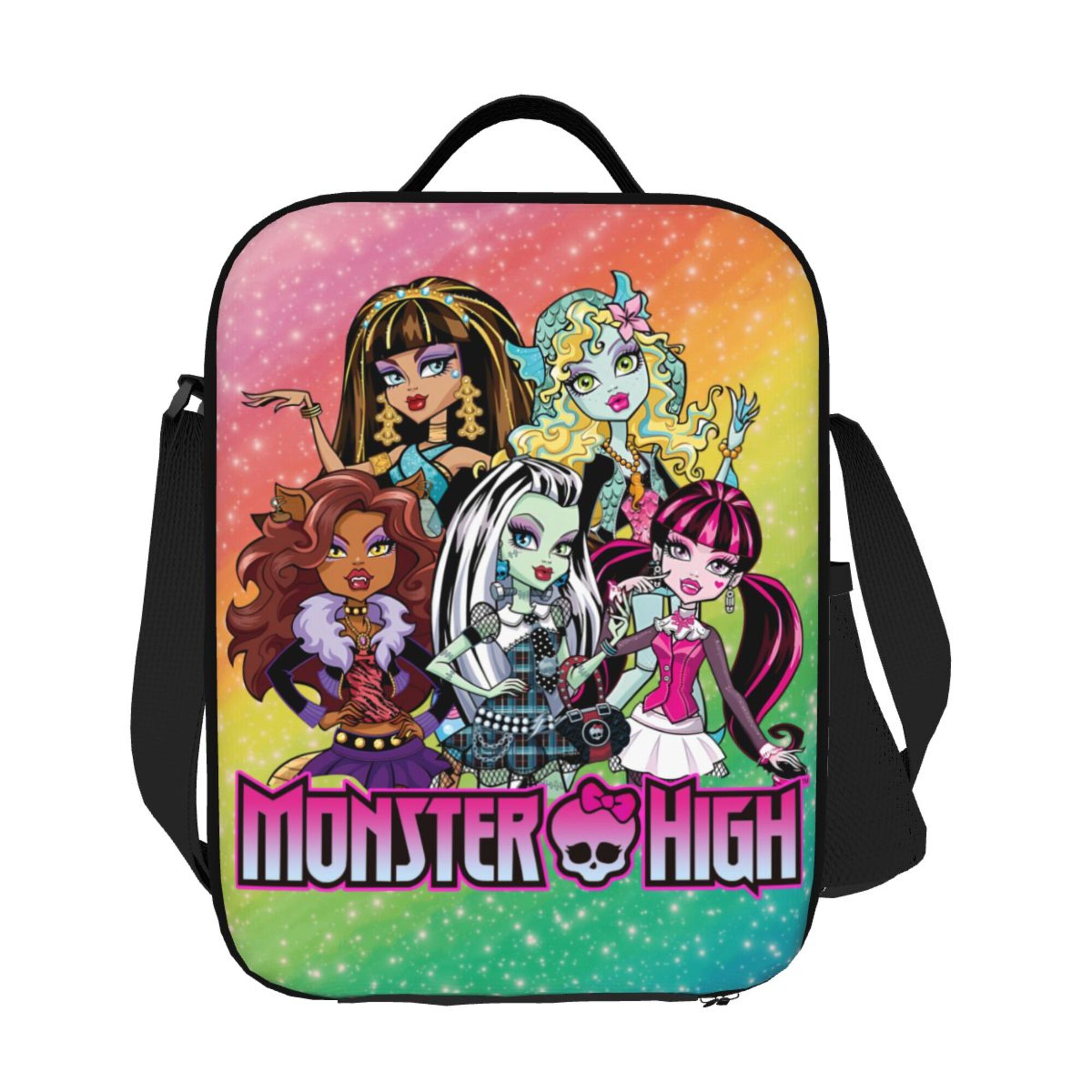 Monster High Lunch Box Portable Lunch Bag Woman Man Teen Work Office ...