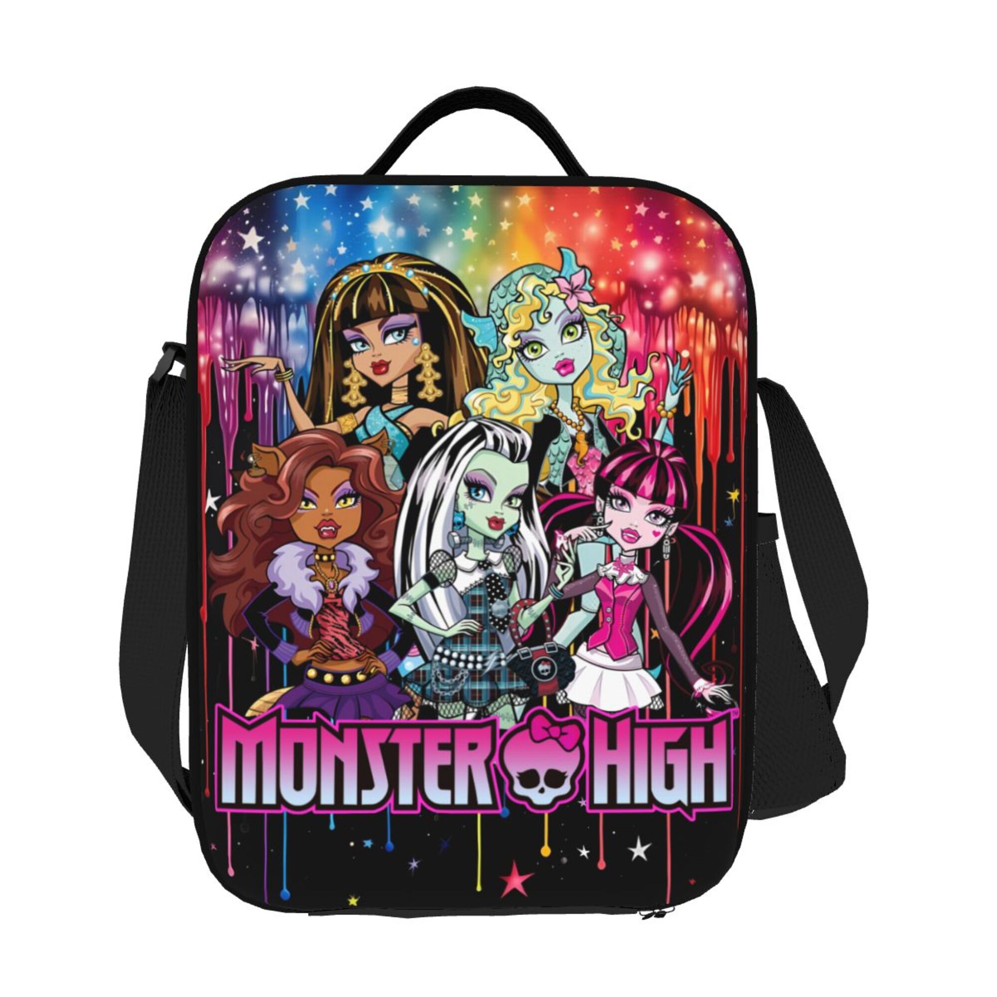 Monster High Lunch Box Portable Lunch Bag Woman Man Teen Work Office ...