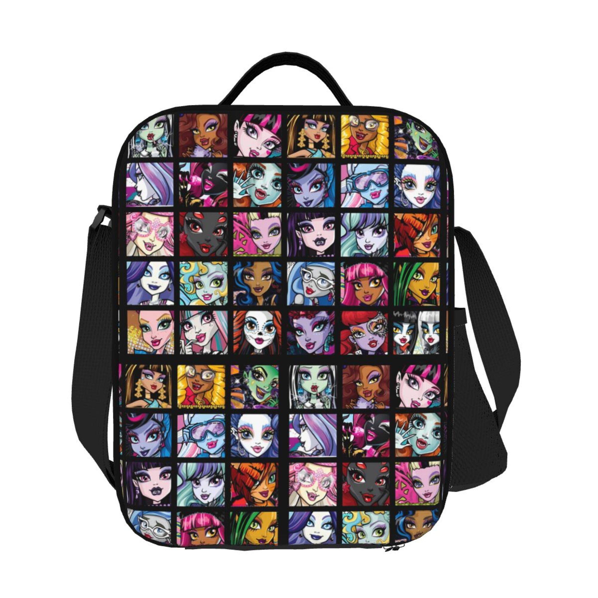 Monster High Lunch Box Portable Lunch Bag Woman Man Teen Work Office ...