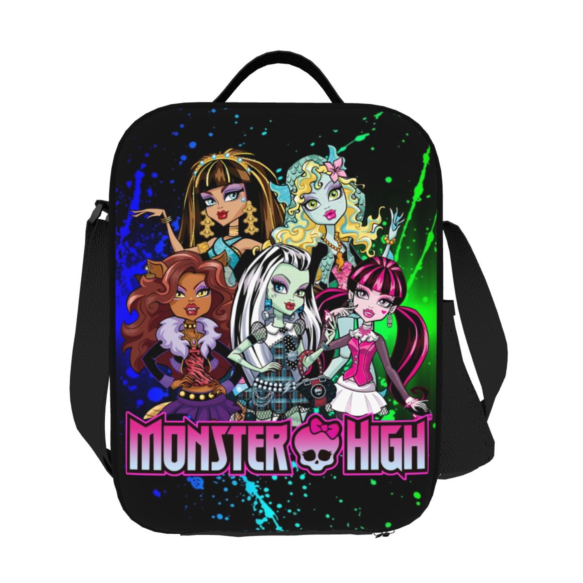 Monster High Lunch Box Portable Lunch Bag Woman Man Teen Work Office ...