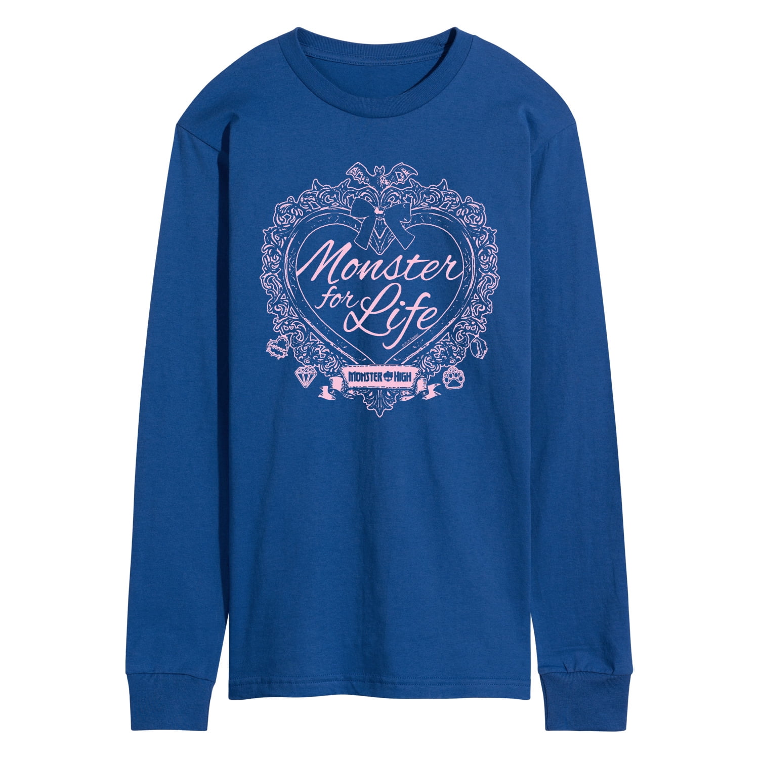 Monster High - Monster For Life Coquette - Men's Long Sleeve Graphic T ...