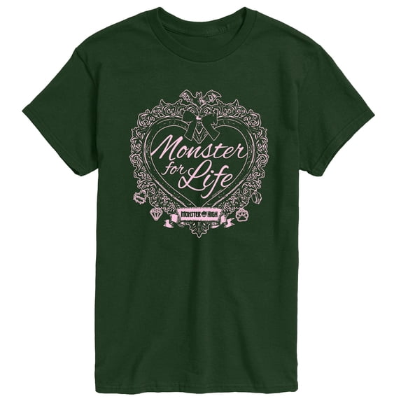 Monster High - Monster For Life Coquette - Men's Short Sleeve Graphic T ...