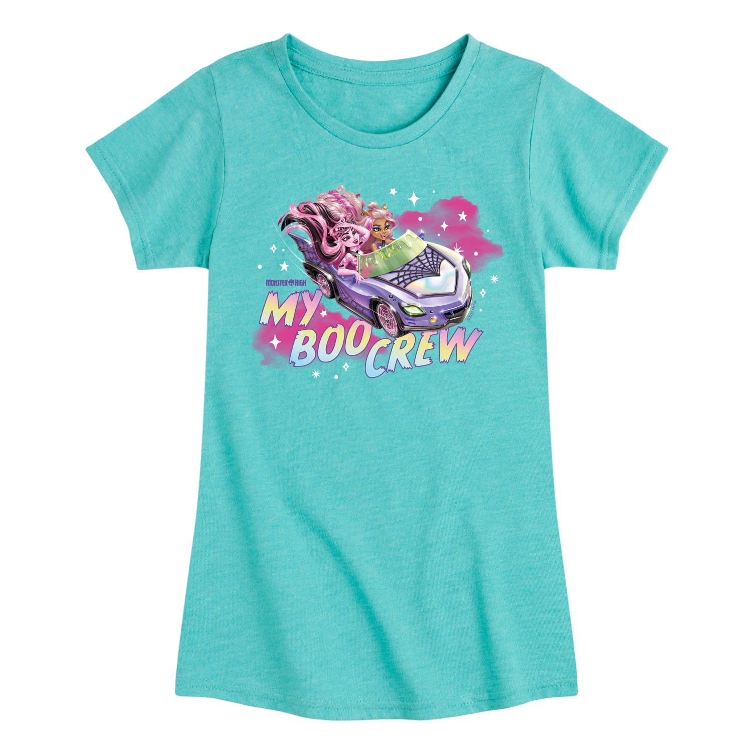 Monster High - My Boo Crew Racecar - Toddler & Youth Girls Short Sleeve ...