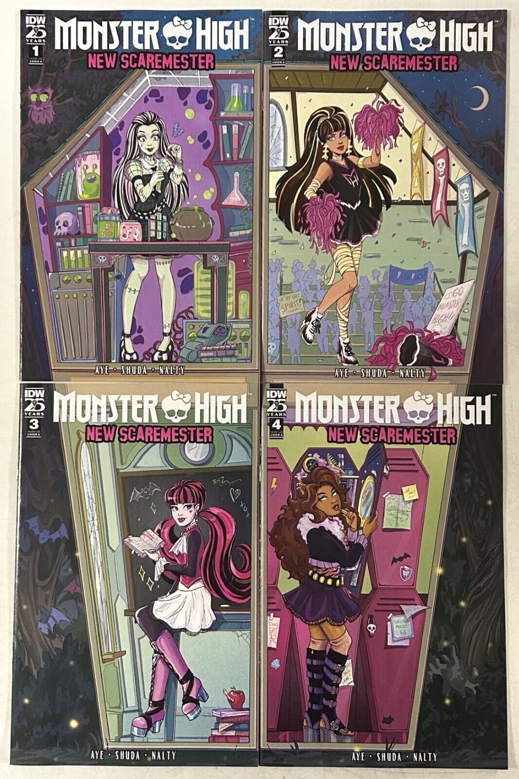 Monster High: New Scaremester #1-4 VF/NM complete series ; IDW ...