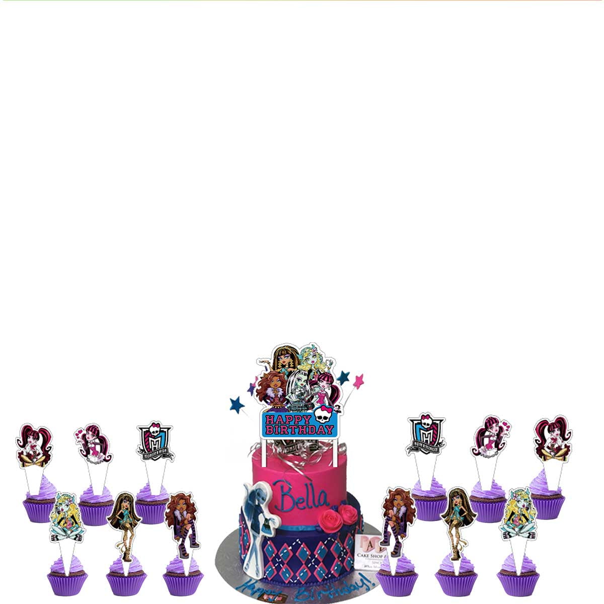 Monster High Party Supplies Honeycomb Centerpieces Table Toppers Cake ...