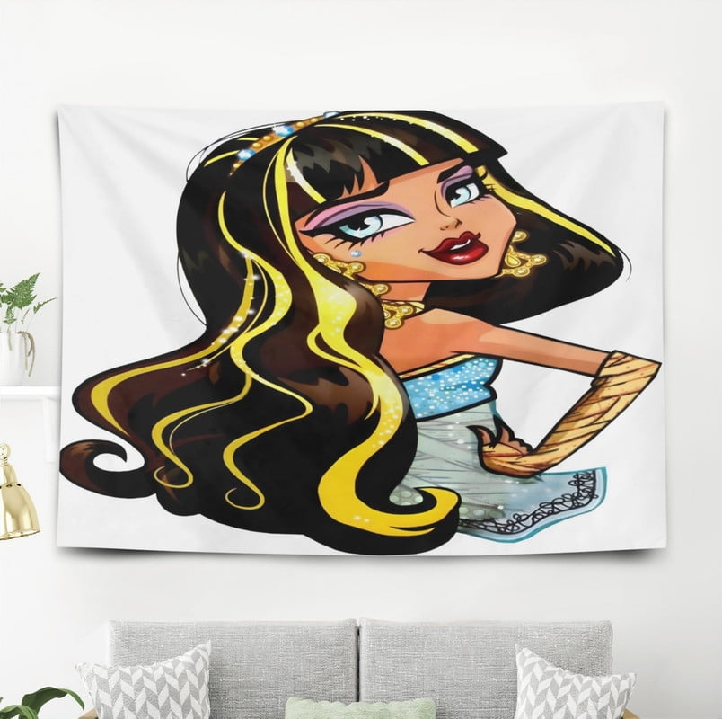 Monster High Pattern Wall Hanging 50*60 Inches High-Quality Peach Skin ...