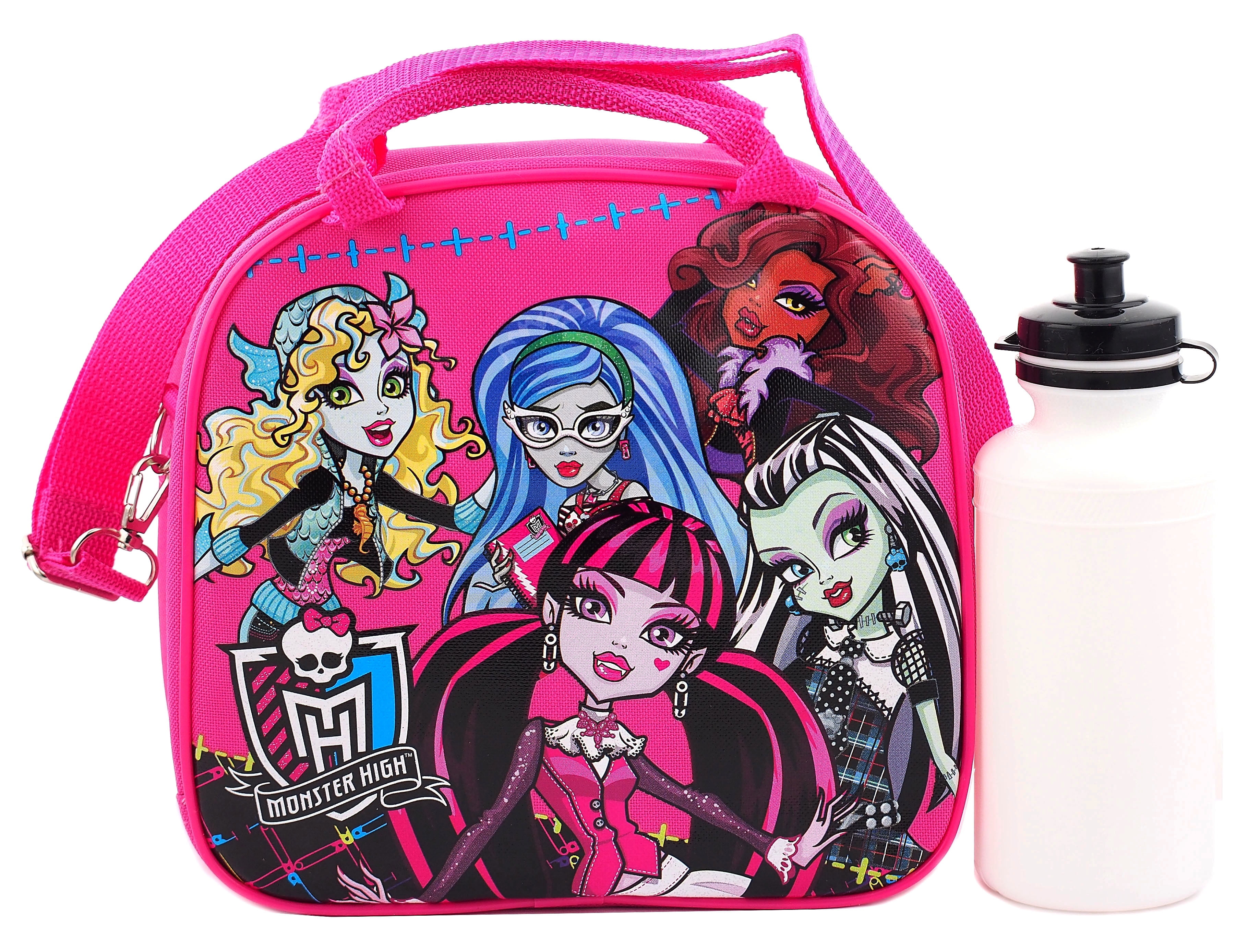 Monster High Pink Lunch bag with Water Bottle - Walmart.com
