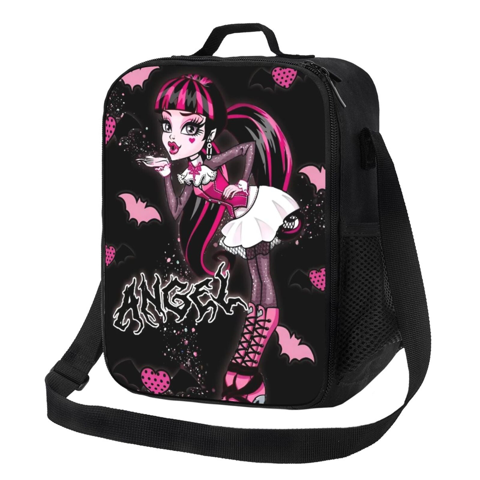 Monster High Portable Lunch Bag Insulated Lunch Box Reusable Lunch ...