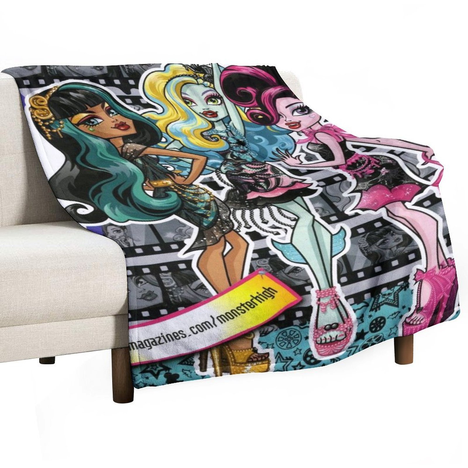 Monster High Posters (4)Ultra Soft Anime Throw Blanket All Seasons ...