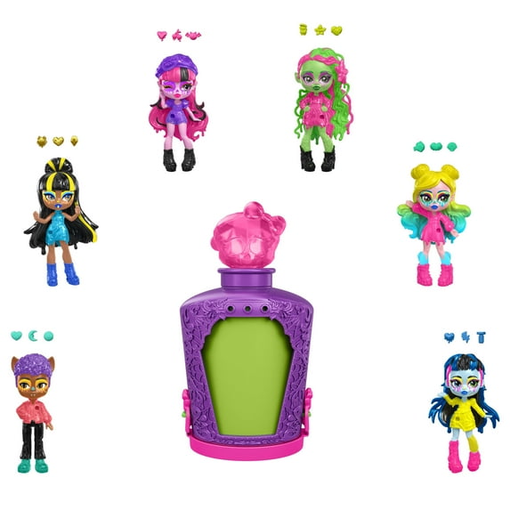 Monster High Ghoul Spirit Potions Mini Dolls, Water Reveal Surprise ...