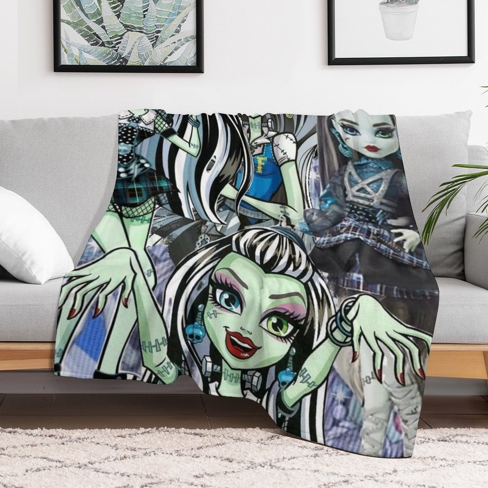 Monster High Queen Size Blanket, Gifts for Girls And Boys, Super Soft ...