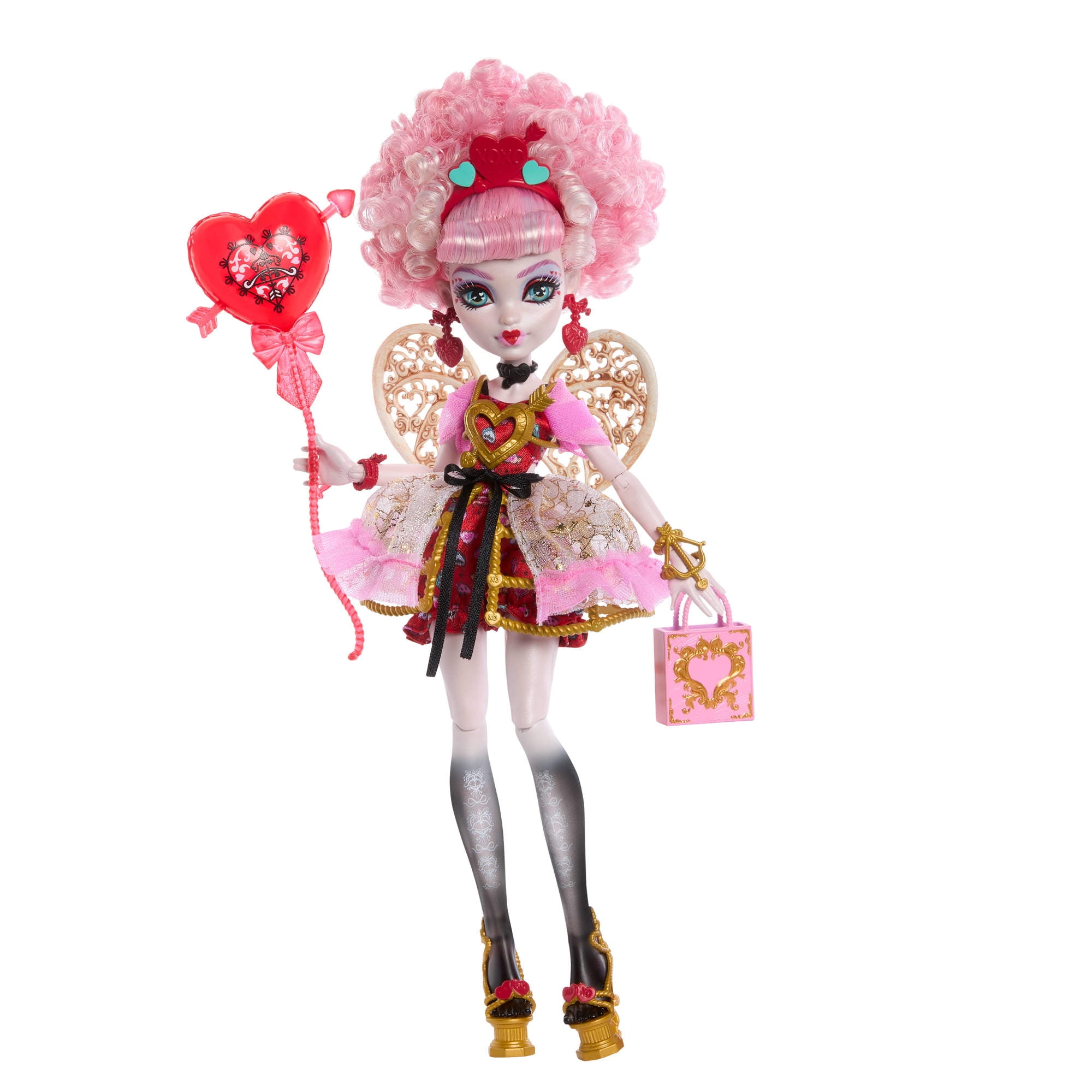 Monster High Scary Sweet Birthday Cupid Asteria Doll in Party Dress ...