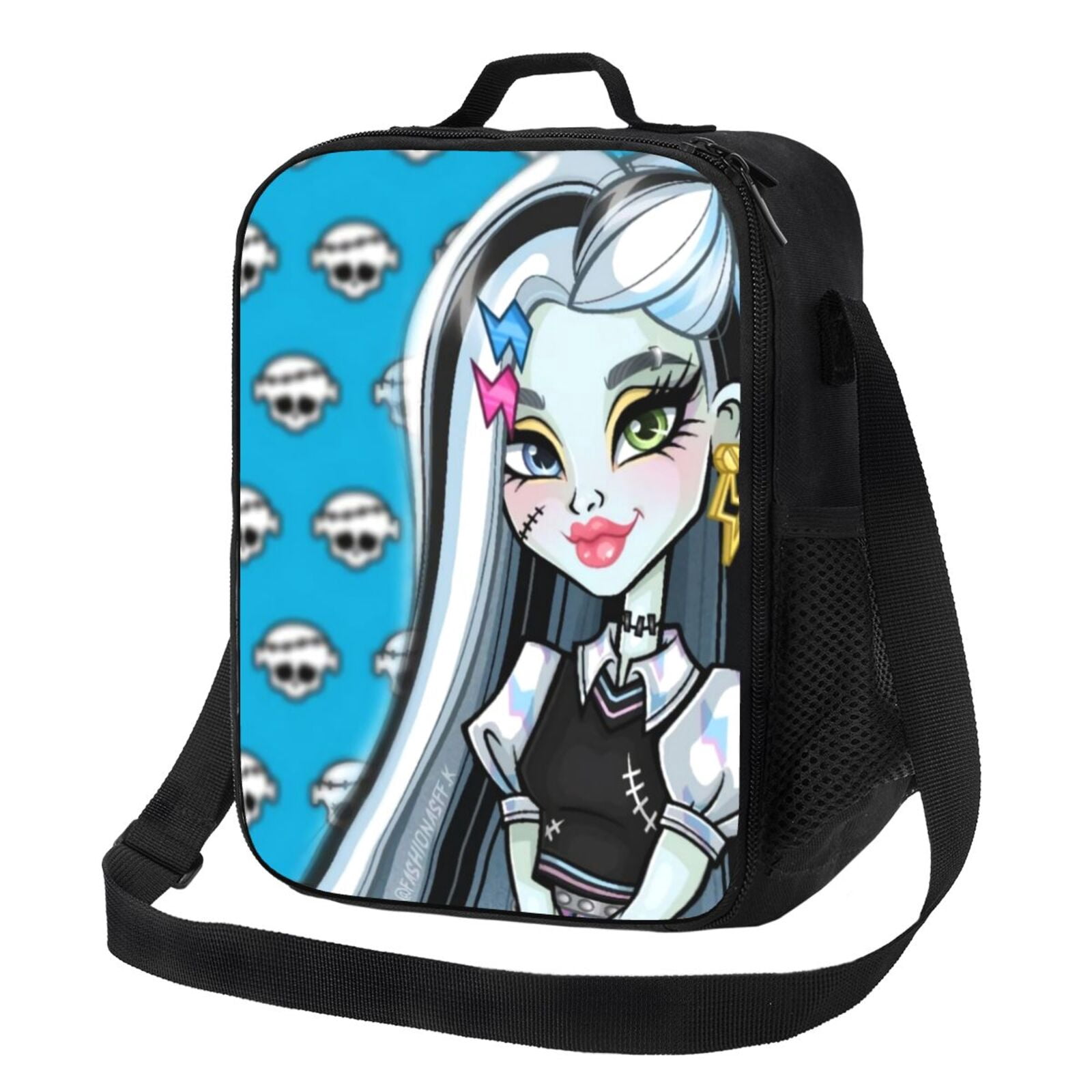 Monster High Scream Lunch Bag, Insulated Lunch Box, Reusable With Side ...