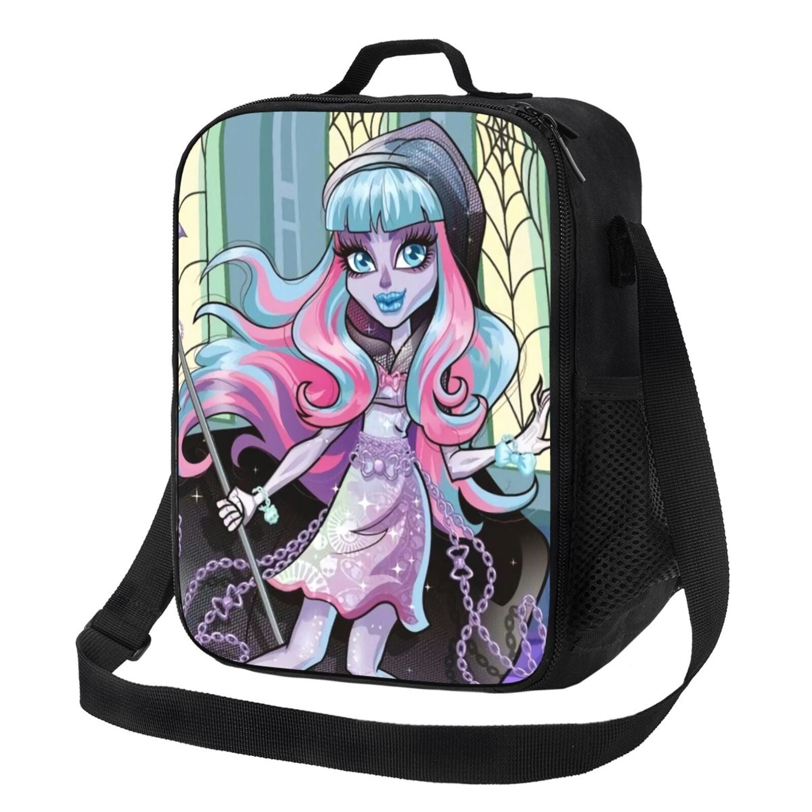 Monster High Scream Lunch Bag, Insulated Lunch Box, Reusable With Side ...