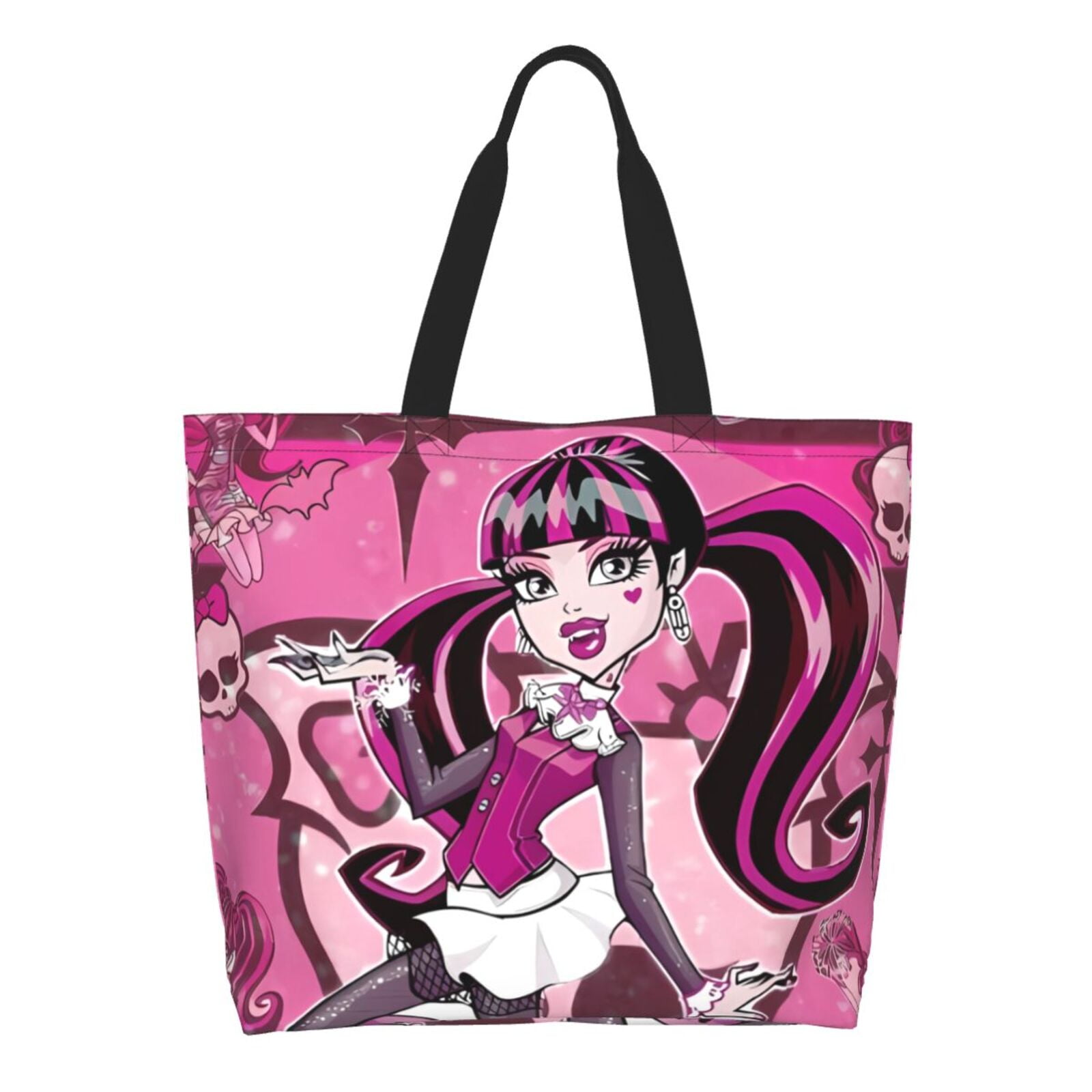 Monster High Shoulder Bag Large Reusable Eco-Friendly Shopping Bags ...