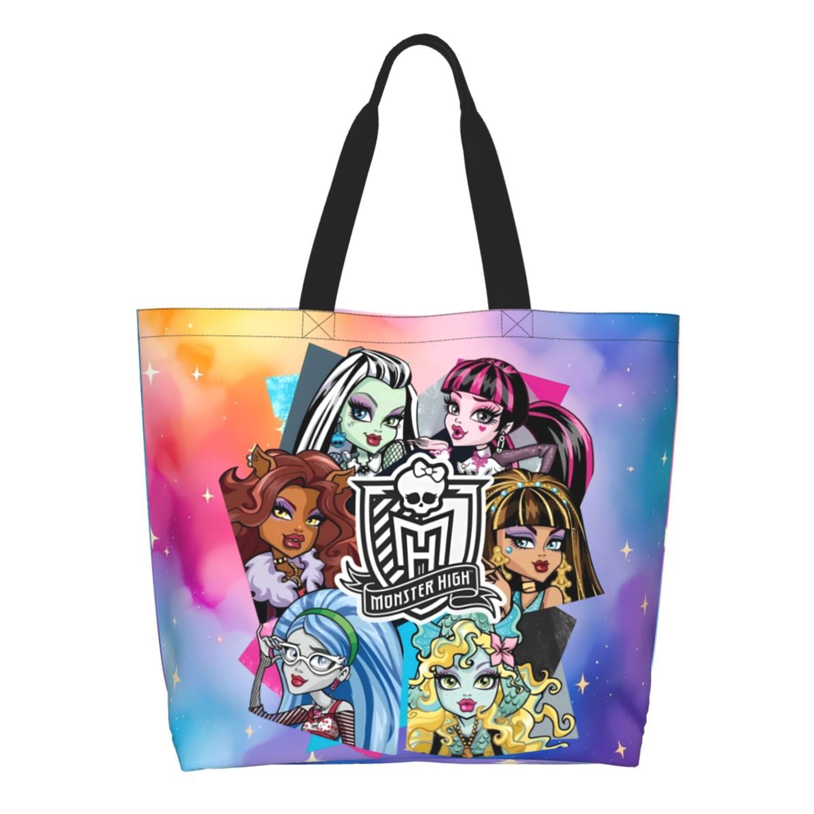 Monster High Shoulder Bag Large Reusable Eco Friendly Shopping Bags