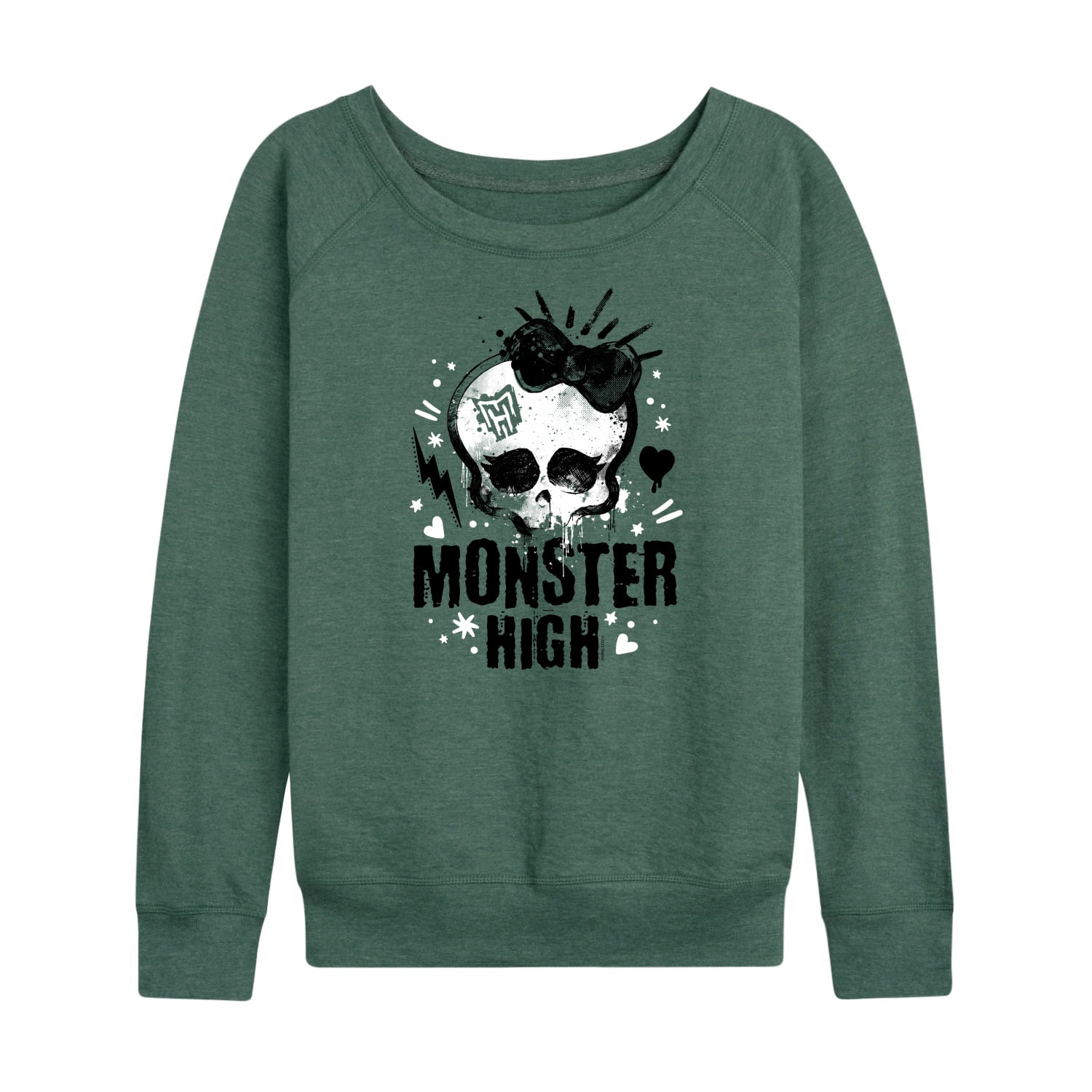 Monster High - Skullette Punk Logo - Women's Lightweight French Terry ...