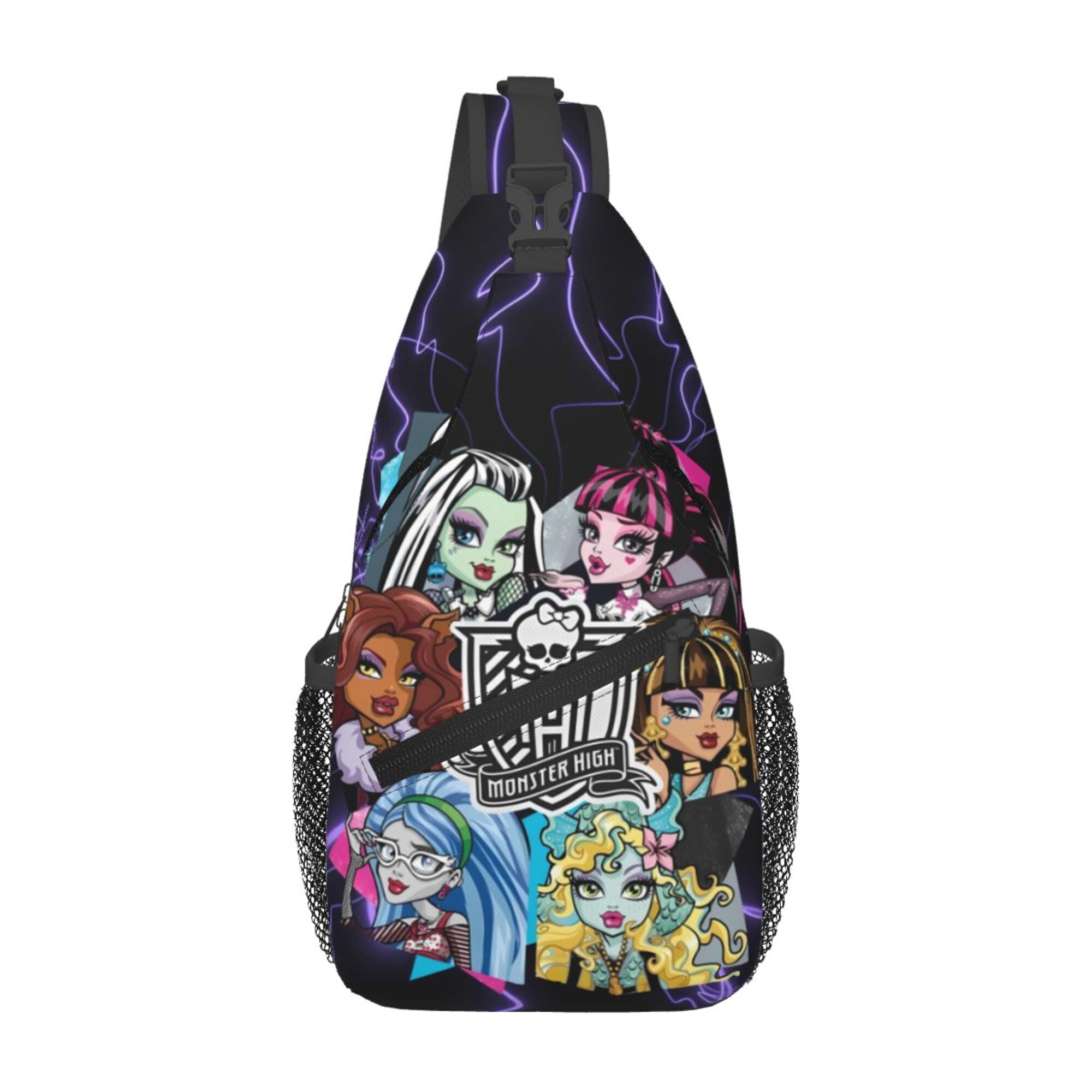 Monster High Sling Bag Crossbody Sling Backpack Chest Bag Daypack ...