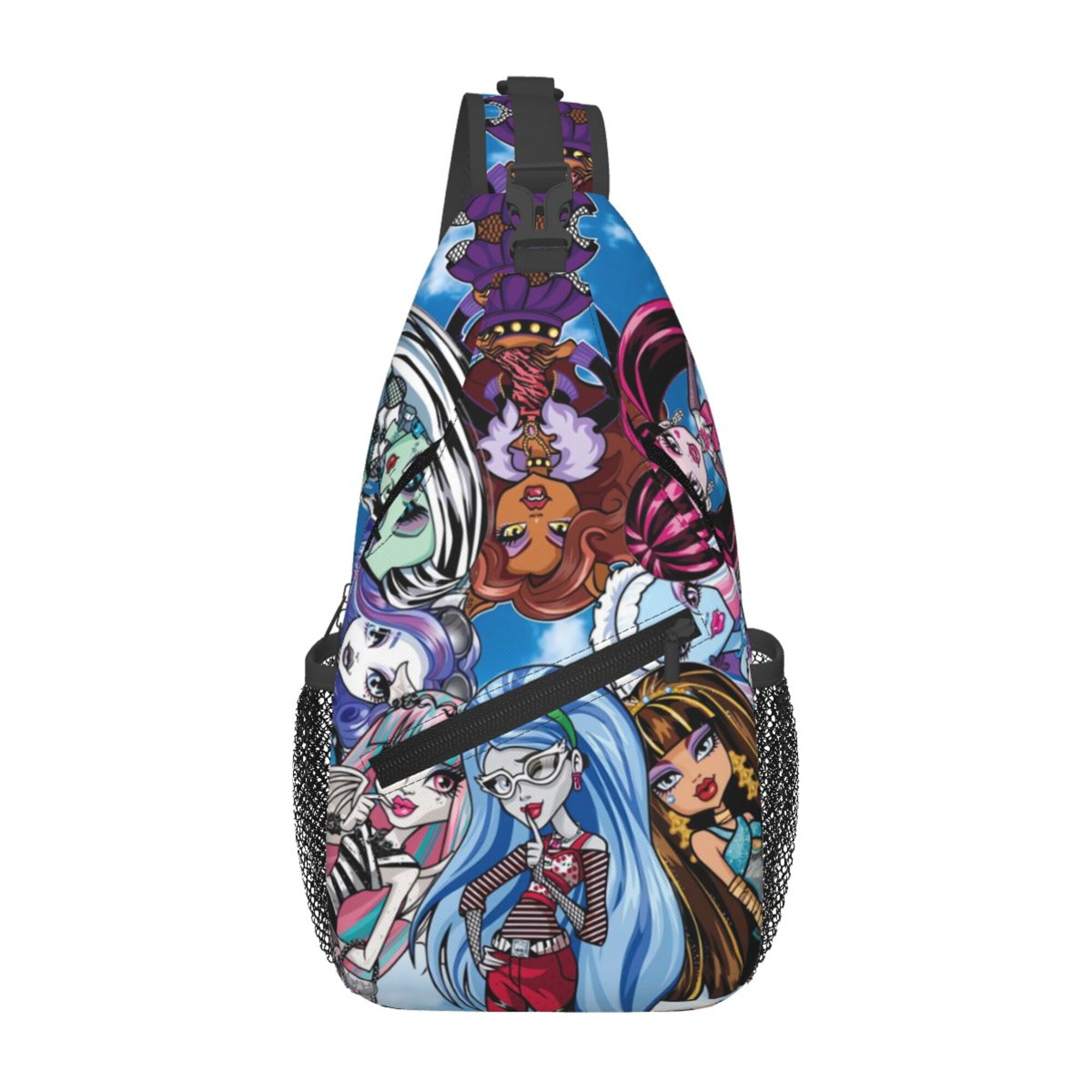 Monster High Sling Bag Crossbody Sling Backpack Chest Bag Daypack ...