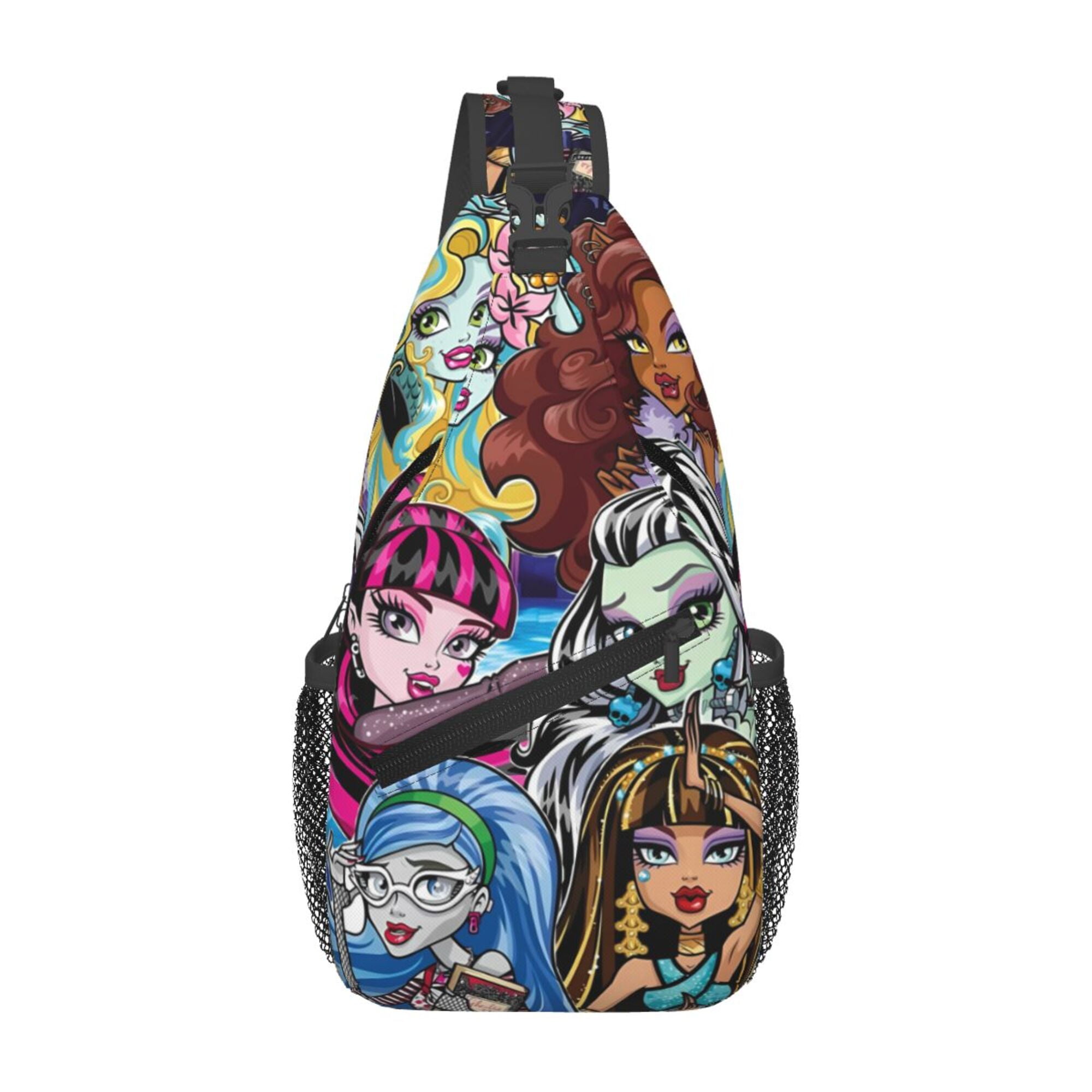 Monster High Sling Bag Crossbody Sling Backpack Chest Bag Daypack ...