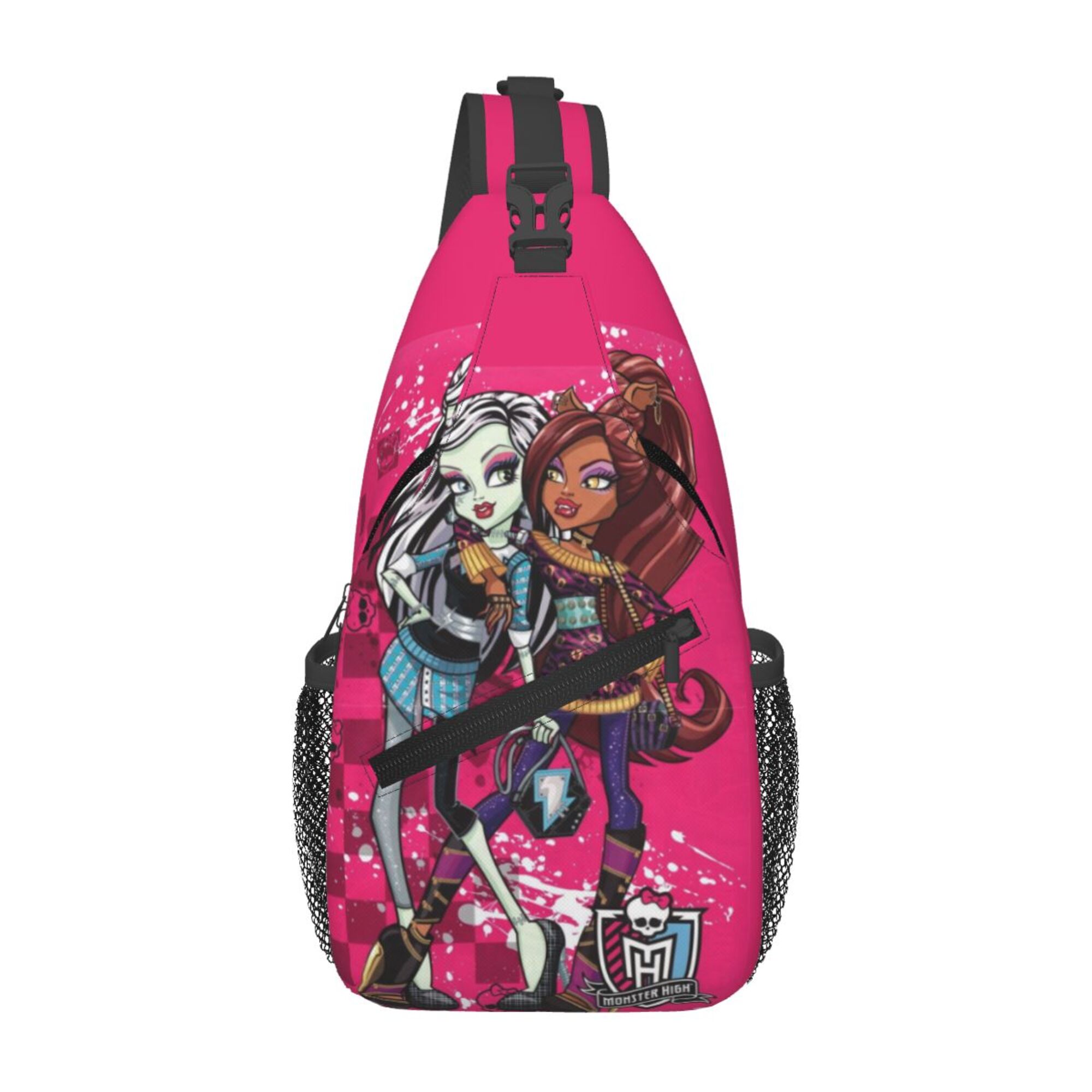 Monster High Sling Bag Crossbody Sling Backpack Chest Bag Daypack ...