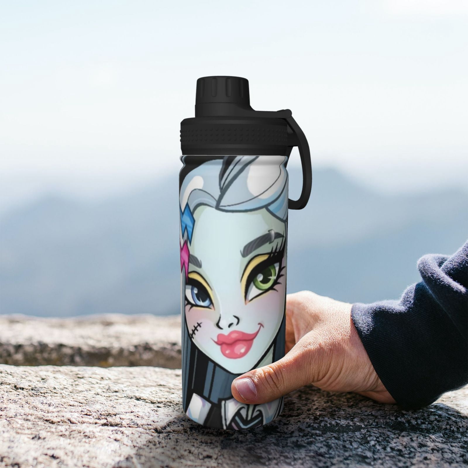 Monster High Sports Insulated Water Bottle Stainless Steel Portable Cup ...