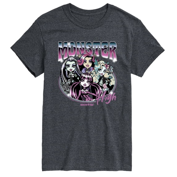 Monster High - Squad Photo - Men's Short Sleeve Graphic T-Shirt ...