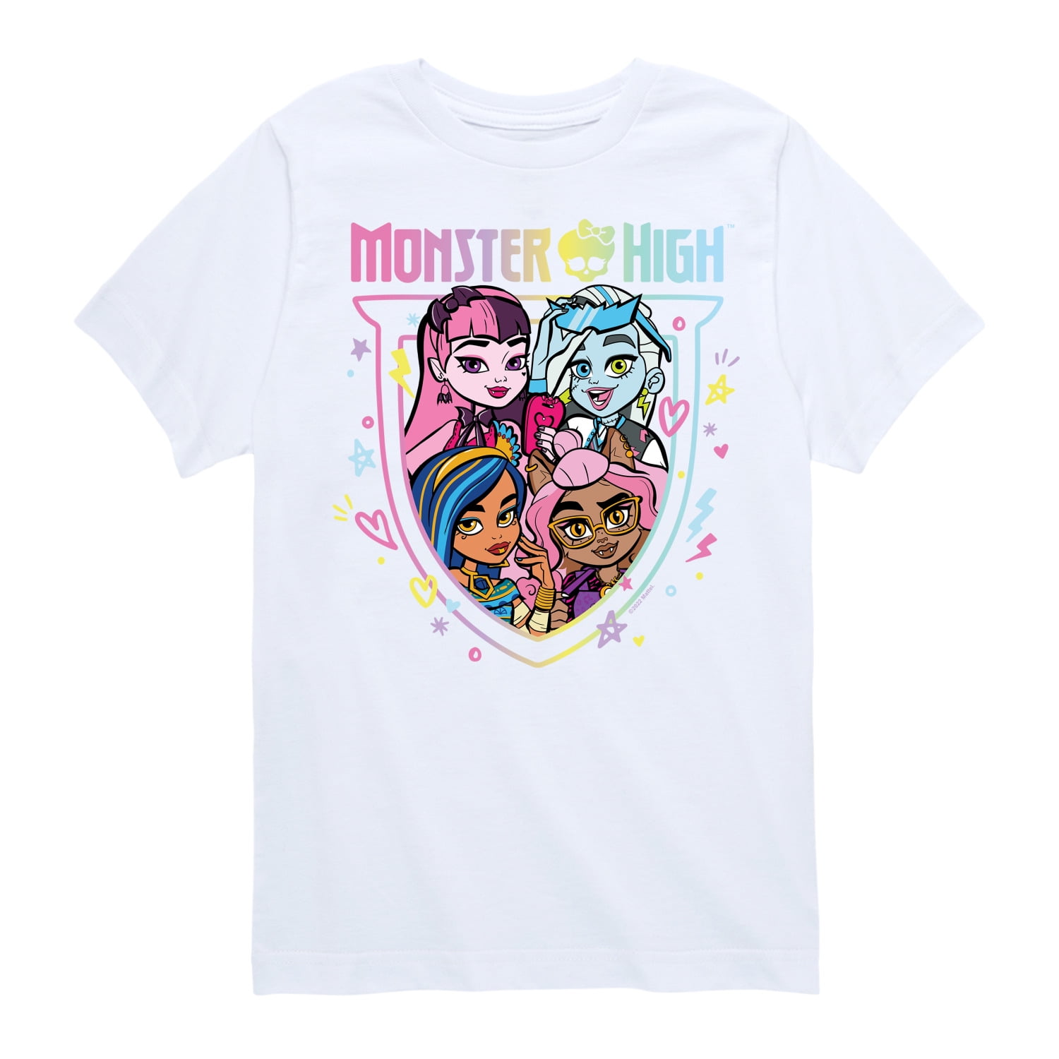 Monster High Student - Toddler And Youth Short Sleeve Graphic T-Shirt ...
