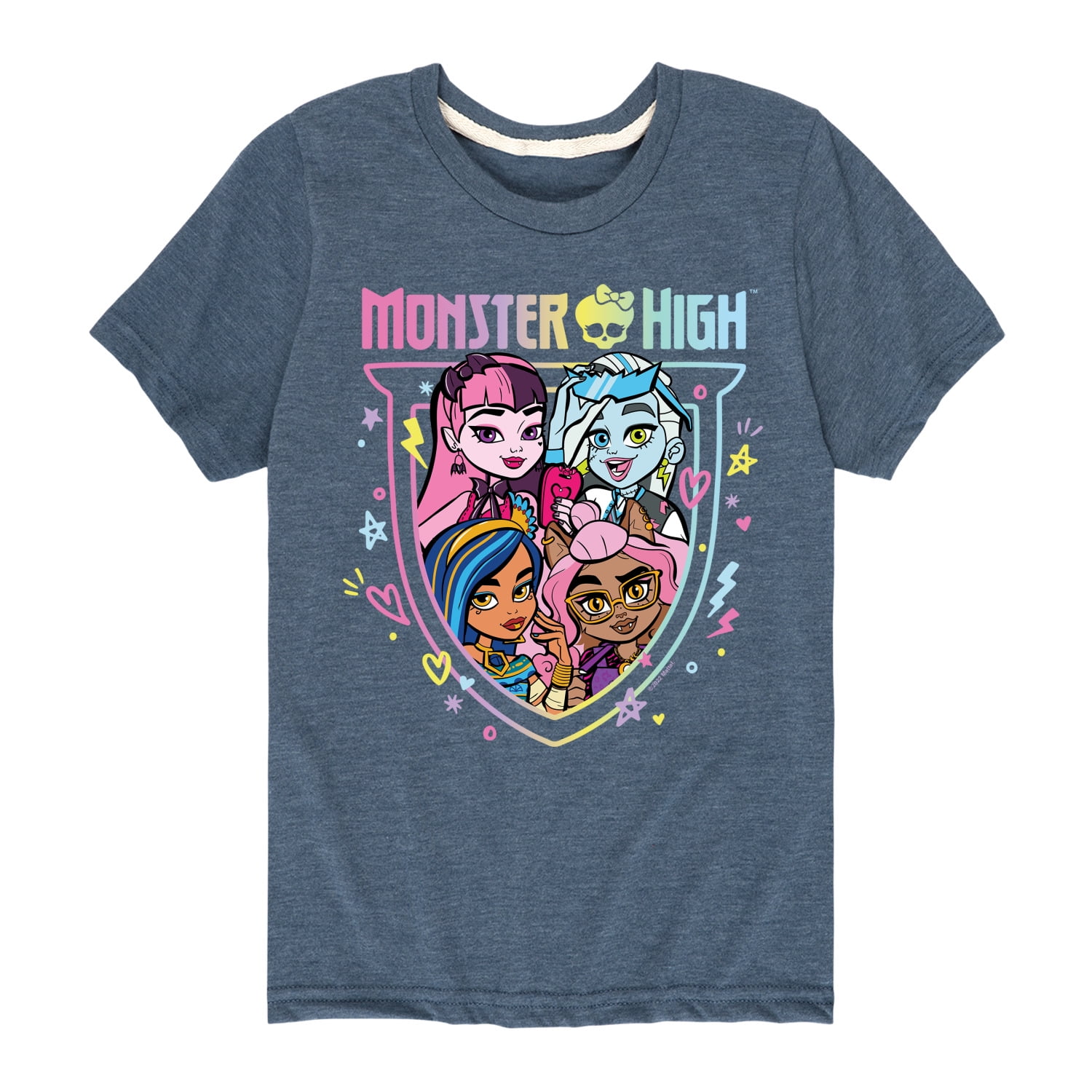 Monster High Student - Toddler And Youth Short Sleeve Graphic T-Shirt ...