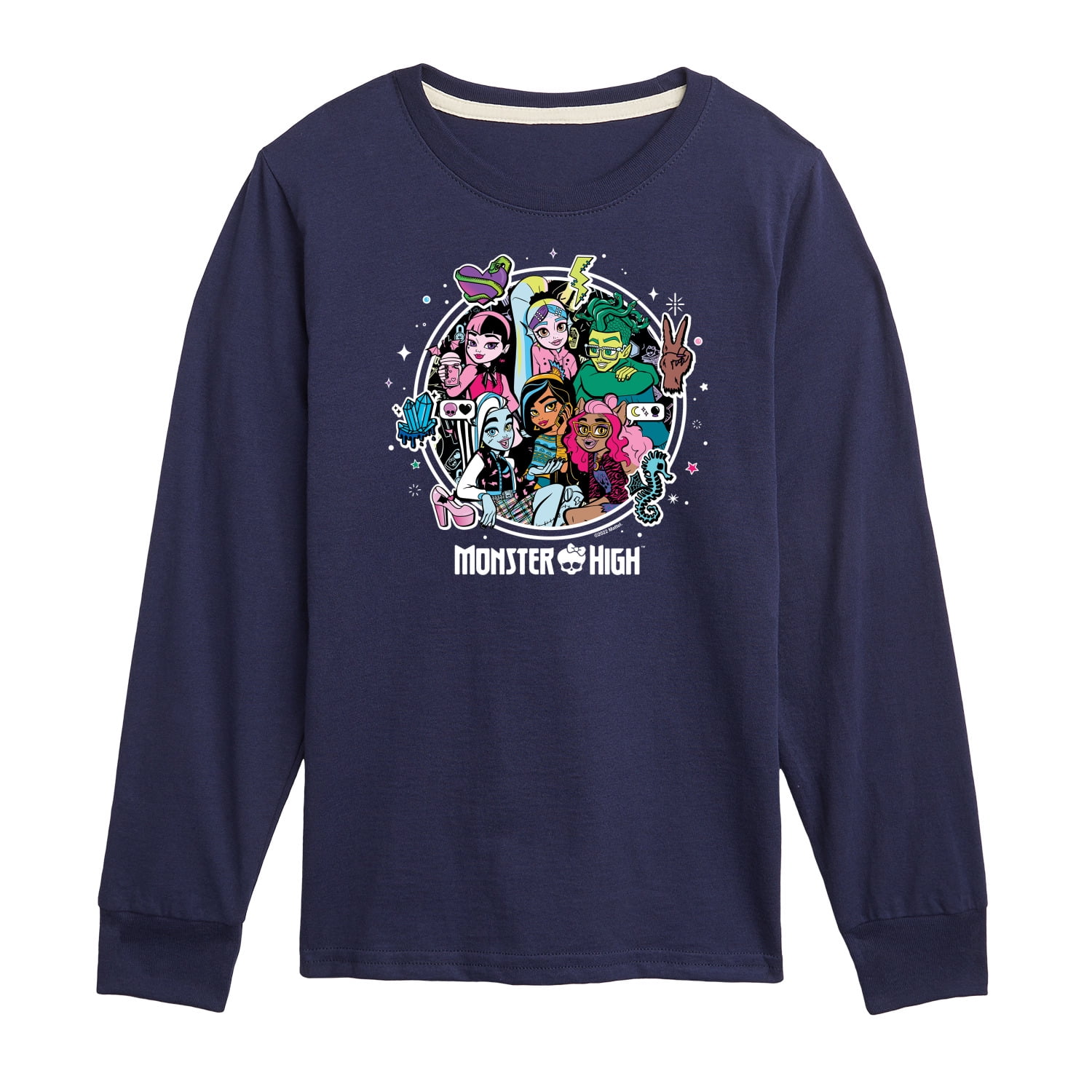 Monster High Students - Toddler And Youth Long Sleeve Graphic T-Shirt ...