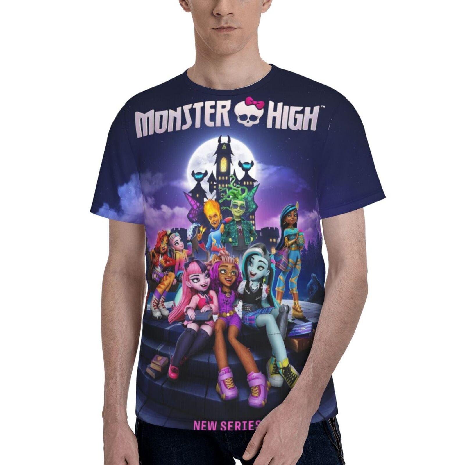 Monster High T-Shirts 3d Printed Short Sleeve Tee Shirt For Men ...