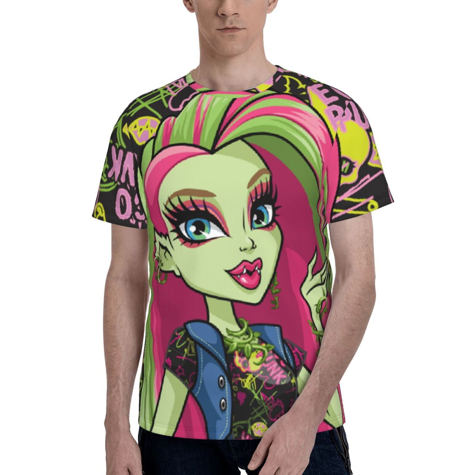 Monster High T-Shirts 3d Printed Short Sleeve Tee Shirt For Men ...