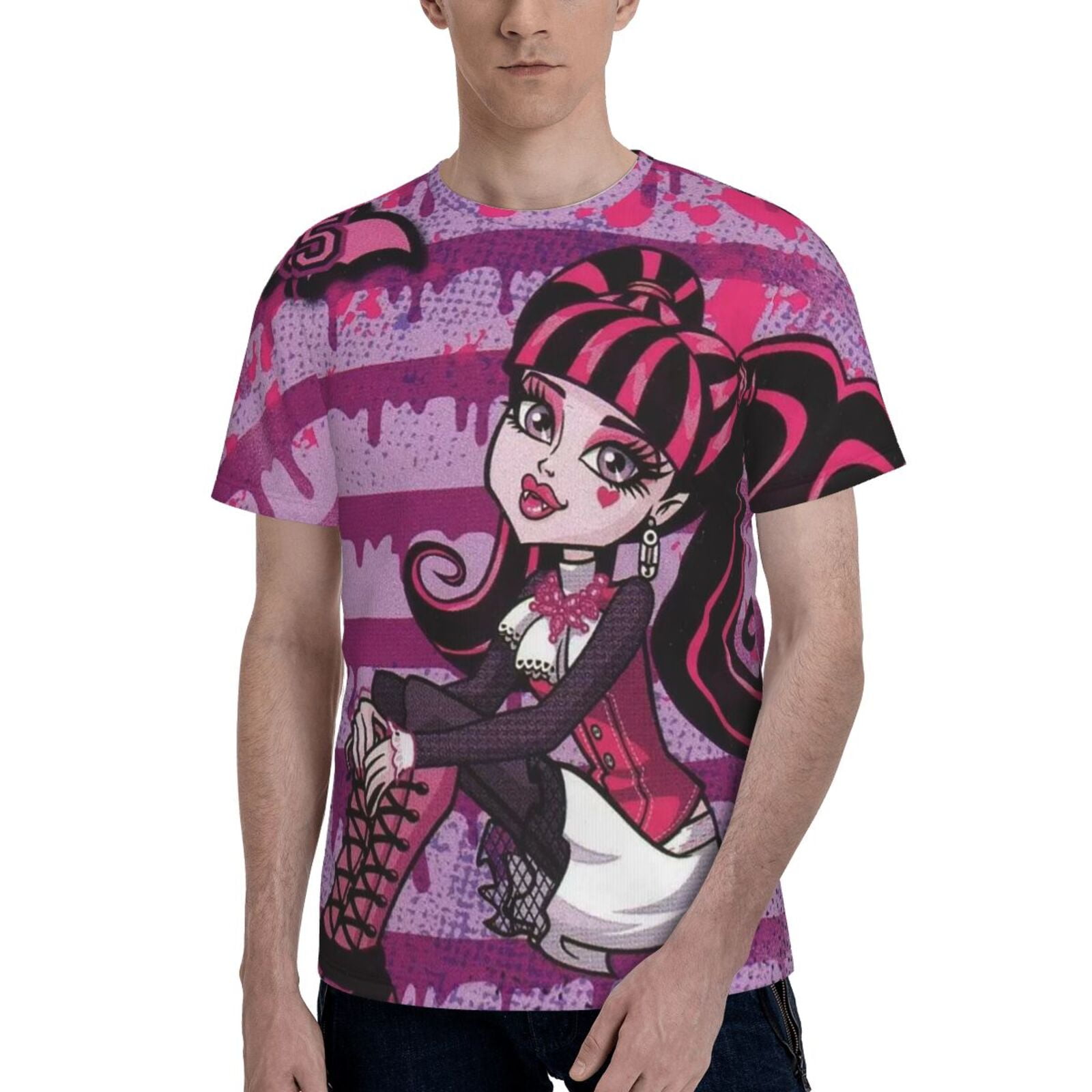 Monster High T-Shirts 3d Printed Short Sleeve Tee Shirt For Men ...