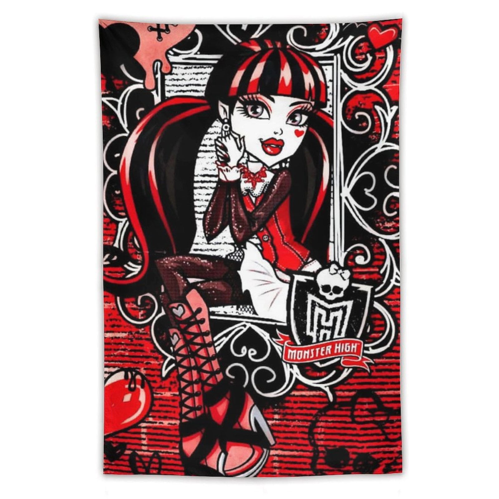 Monster High Tapestry Luxury Wall Hanging Tapestries Gift Aisle Mural ...