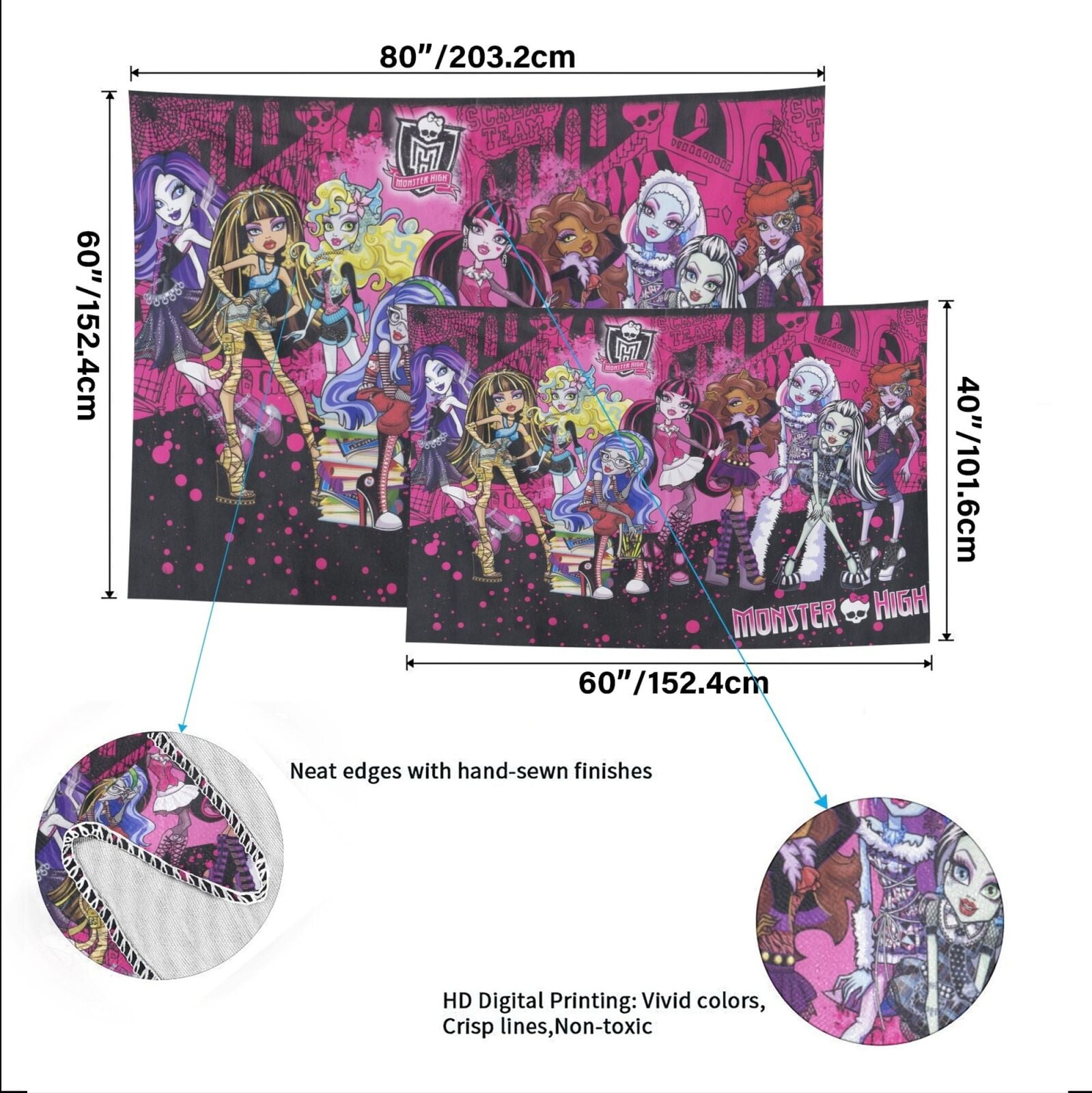 High School Tapestry Wall Hanging for Bedroom Wall Decoratin Birthday ...