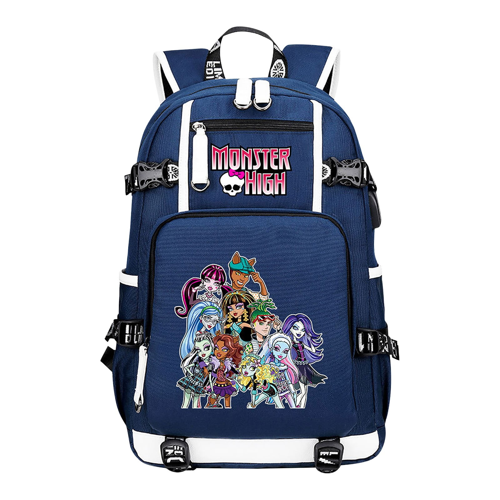 Monster-High Theme Backpacks for School, Monster-High Schoolbag ...