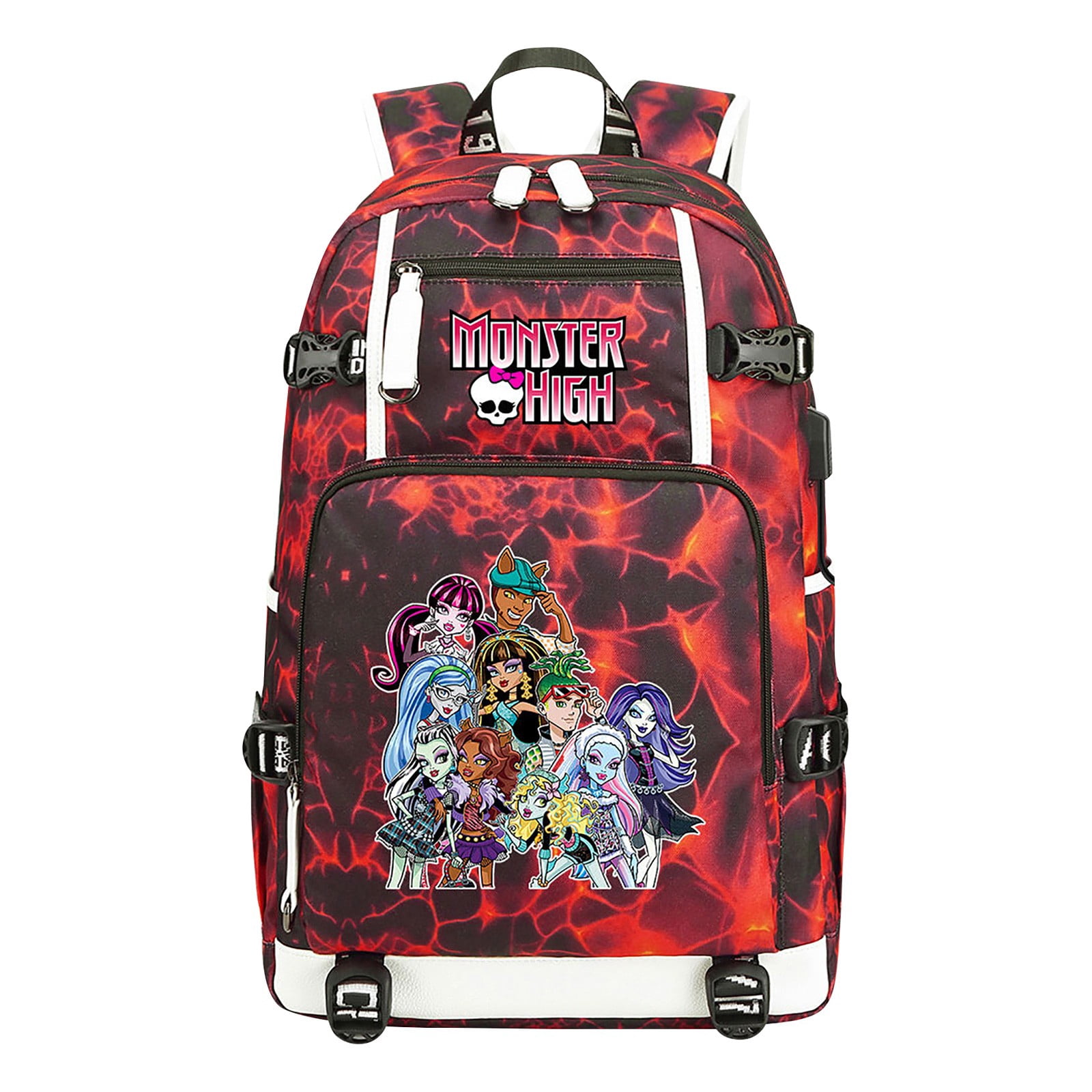 Monster-High Theme Backpacks for School, Monster-High Schoolbag ...