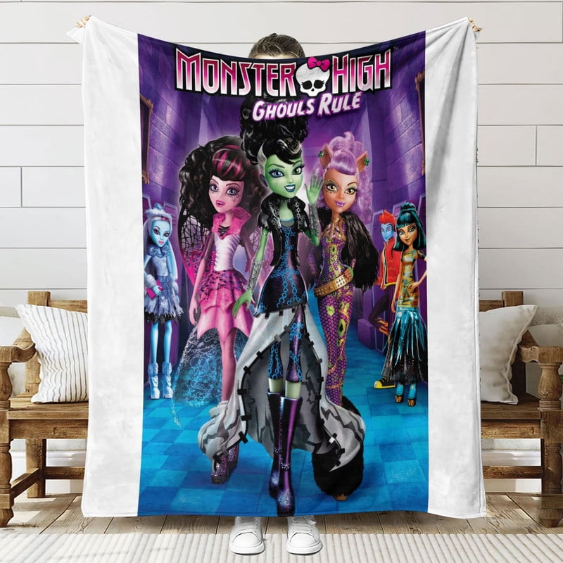 Monster High Throw Blanket Gifts for Fans Lover Girls Boys Women ...