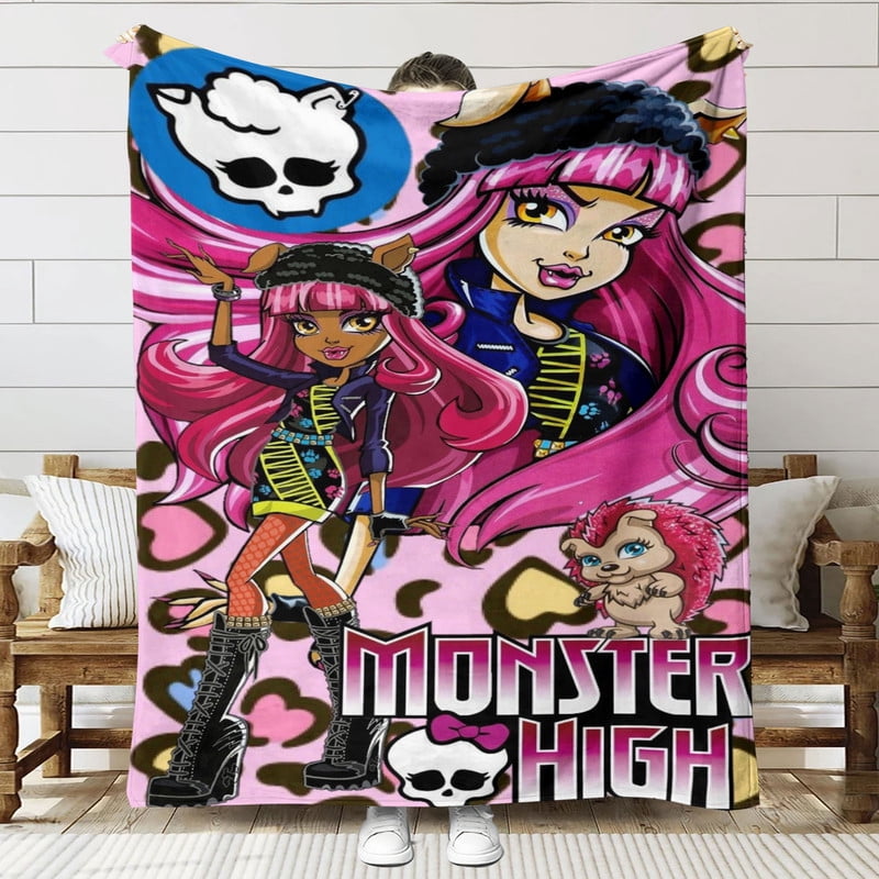 Monster High Throw Blanket Gifts for Fans Lover Girls Boys Women ...