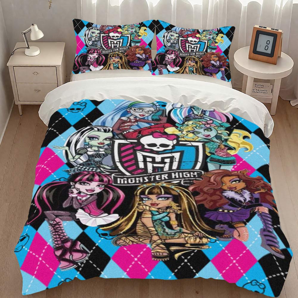 Monster High Toddler Bedding Set Christmas for Child Sheet Comforter ...