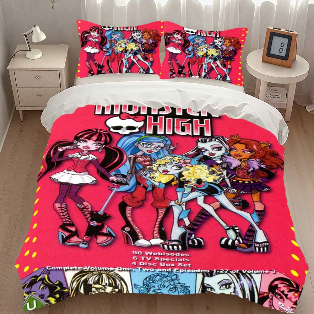 Monster High Toddler Bedding Set Comforter Girls Boys Pillow Gifts ...