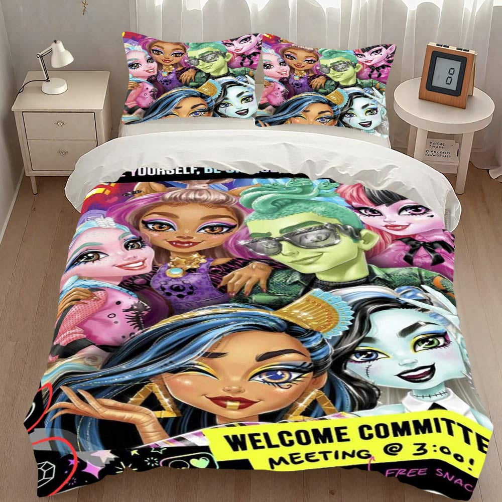 Monster High Toddler Bedding Set Comforter Girls Boys Pillow Gifts ...