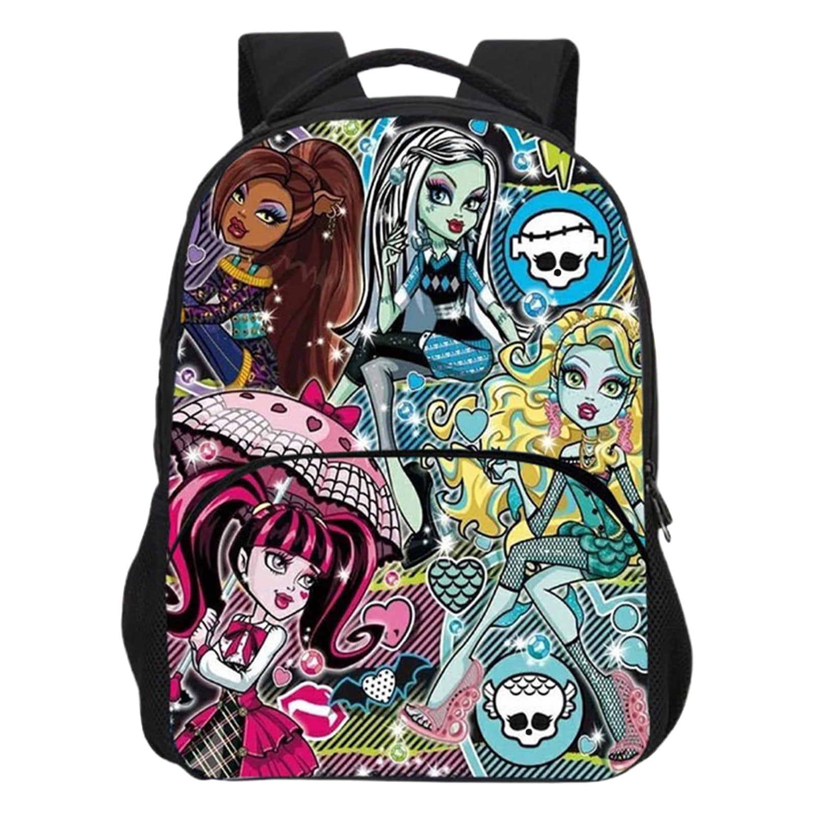 Monster High Travel Backpack Back to School Large Capacity Backpack ...